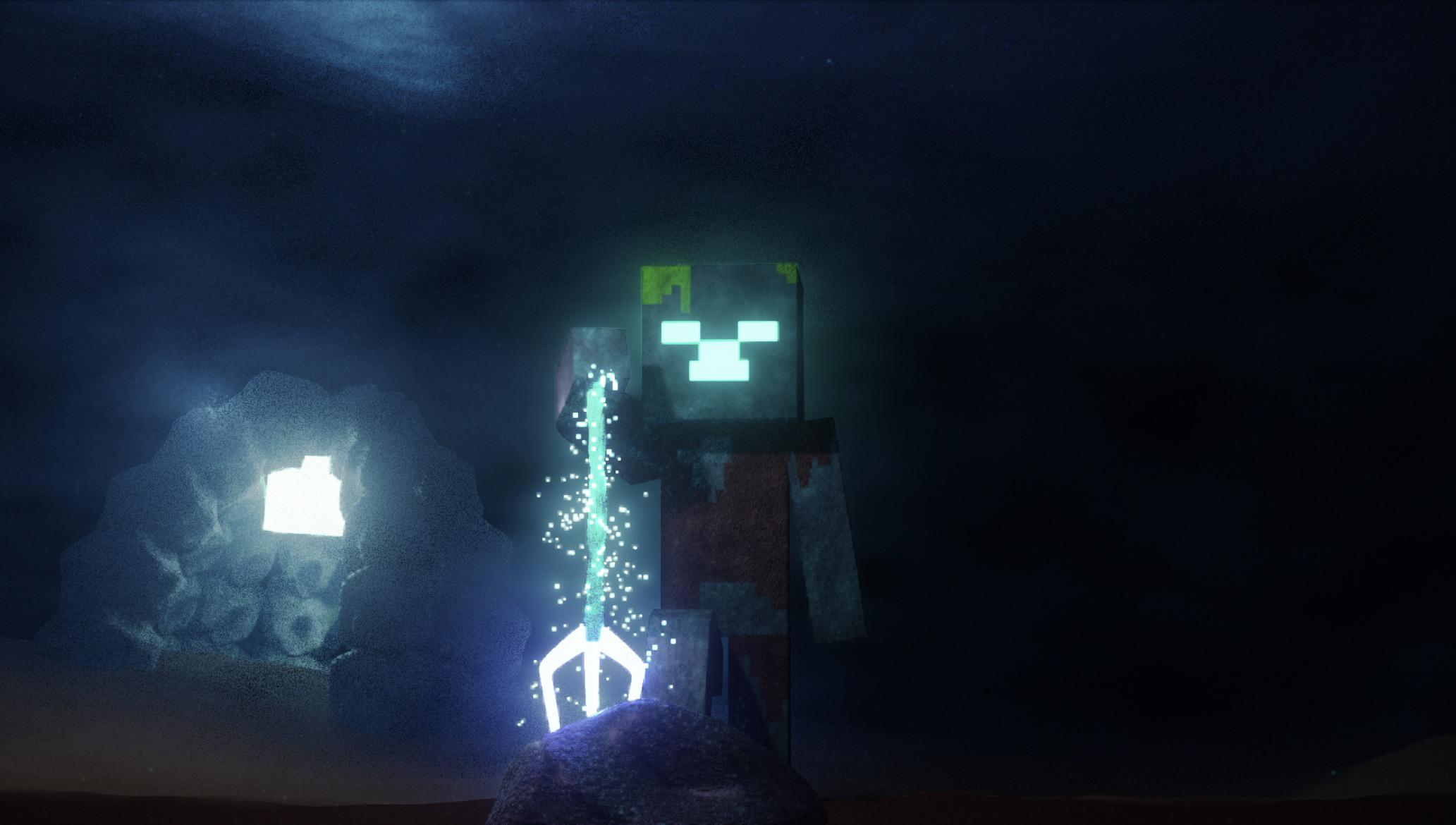 Minecraft Drowned Wallpapers Wallpaper Cave
