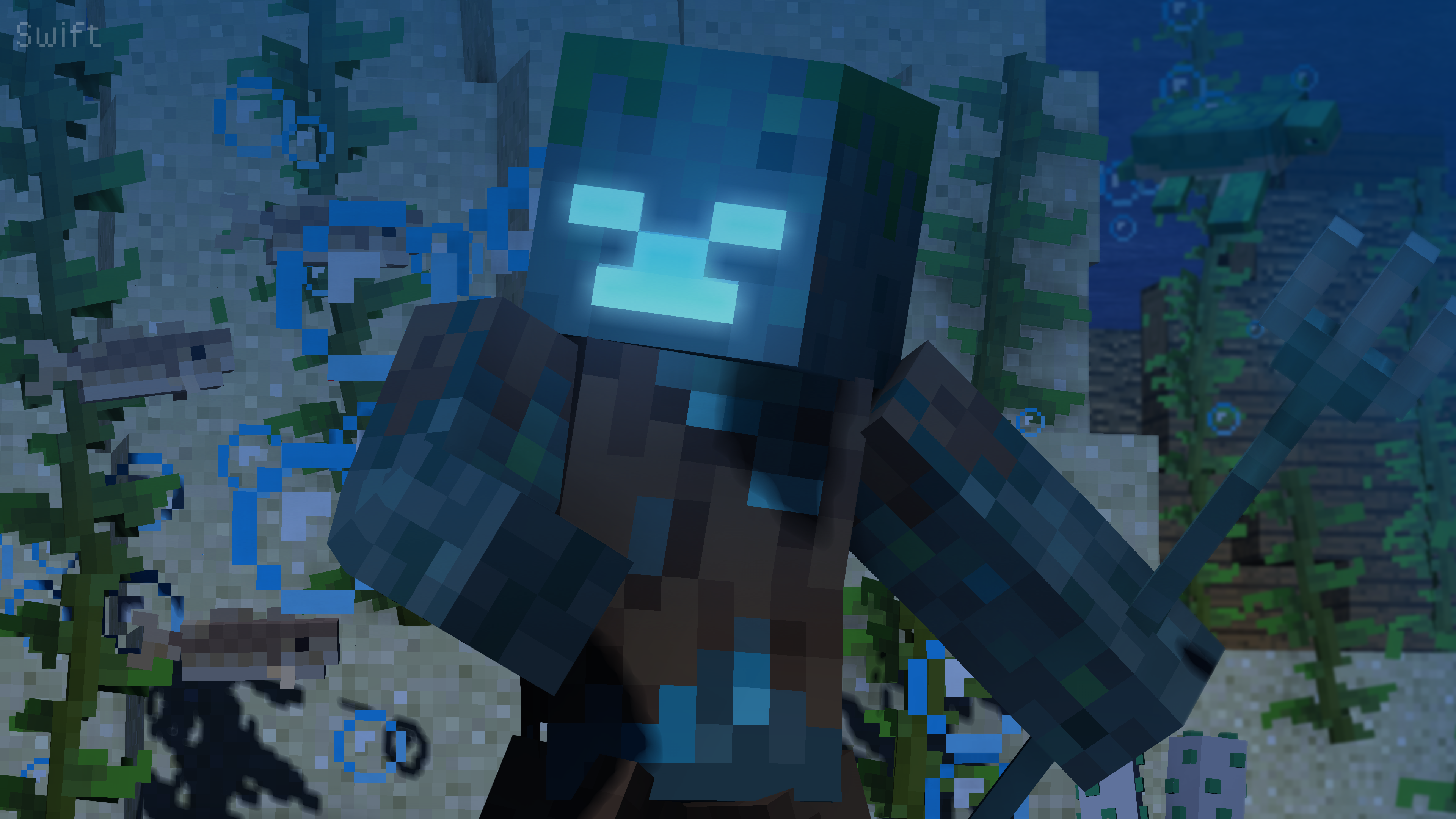 Minecraft Drowned Wallpapers Wallpaper Cave