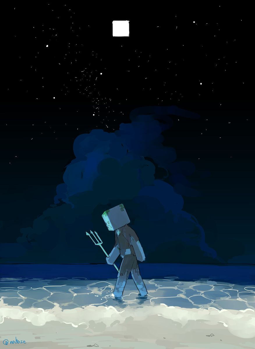 Minecraft Drowned Wallpapers - Wallpaper Cave