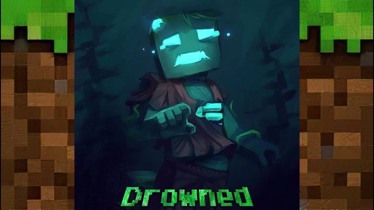 Minecraft Drowned Wallpapers Wallpaper Cave