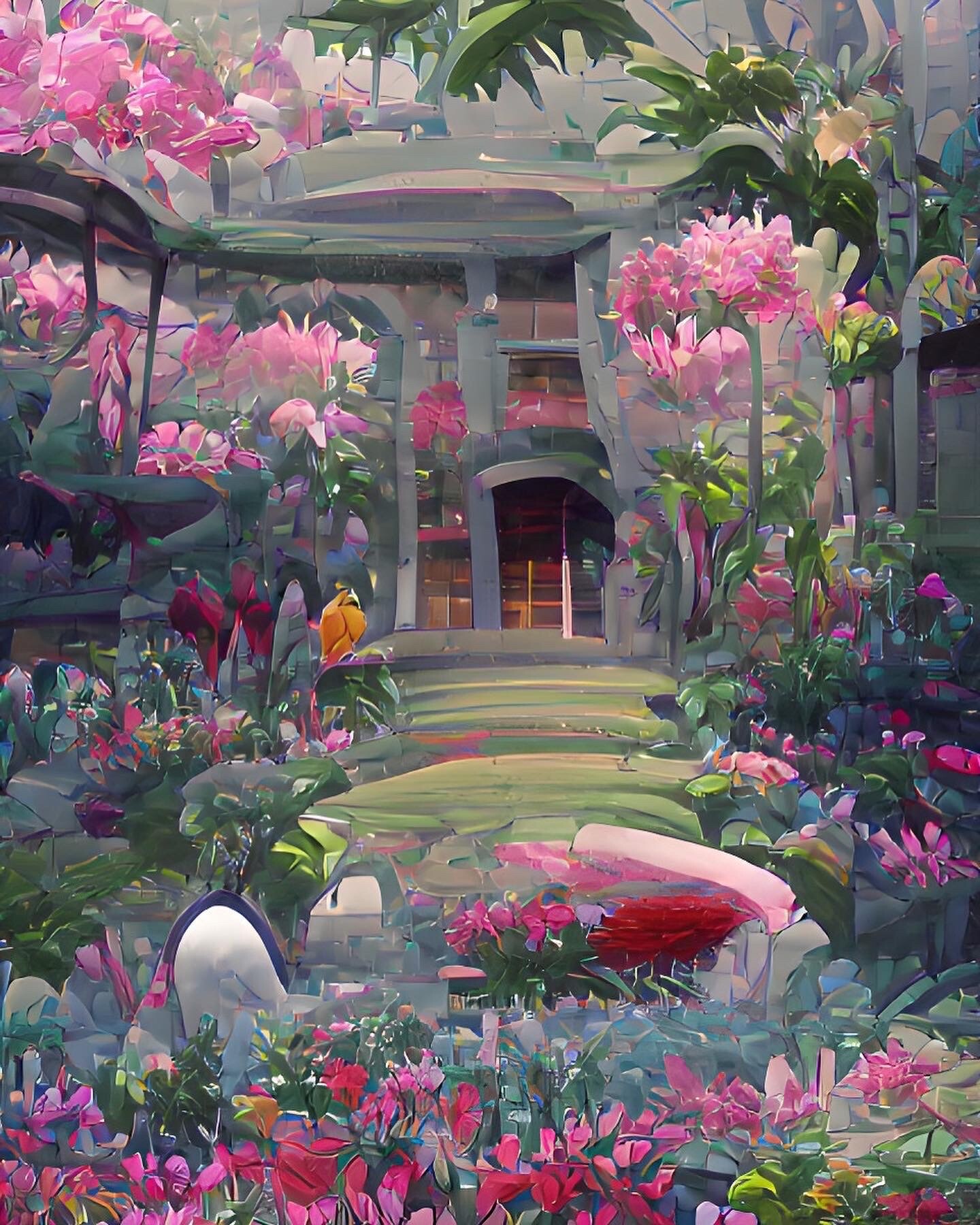 Rose Garden Art Wallpapers - Wallpaper Cave