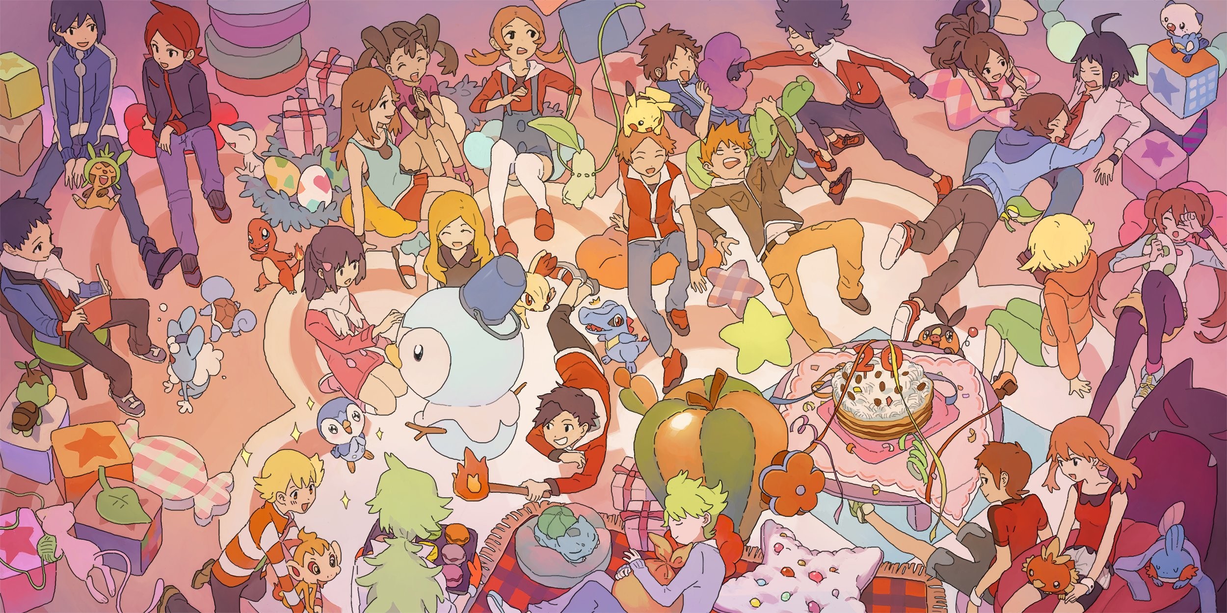 Pokémon Group Wallpapers - Wallpaper Cave