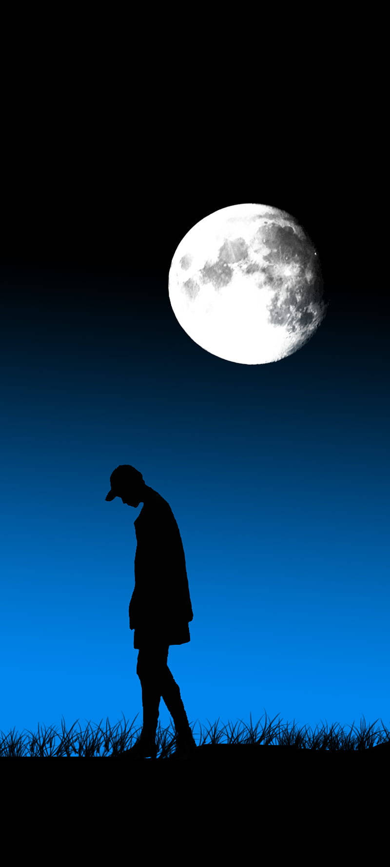Man And Moon Wallpapers - Wallpaper Cave