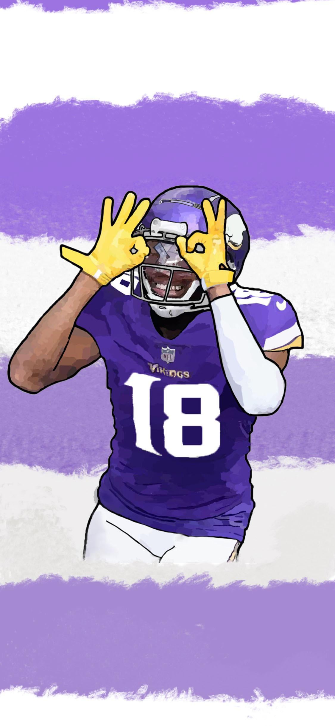 Justin Jefferson Cartoon Wallpapers - Wallpaper Cave