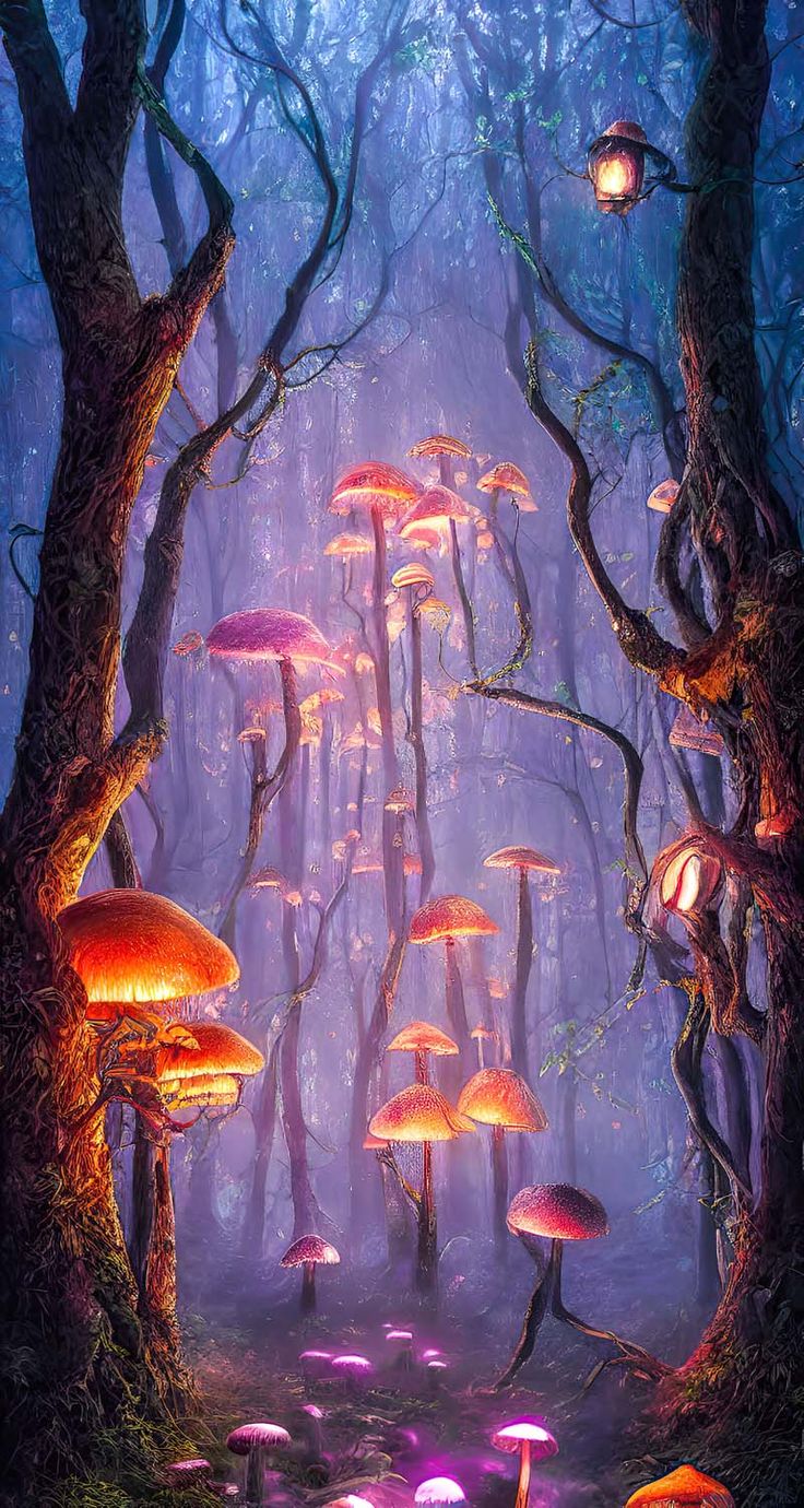 Fantasy Mushroom Wallpapers - Wallpaper Cave