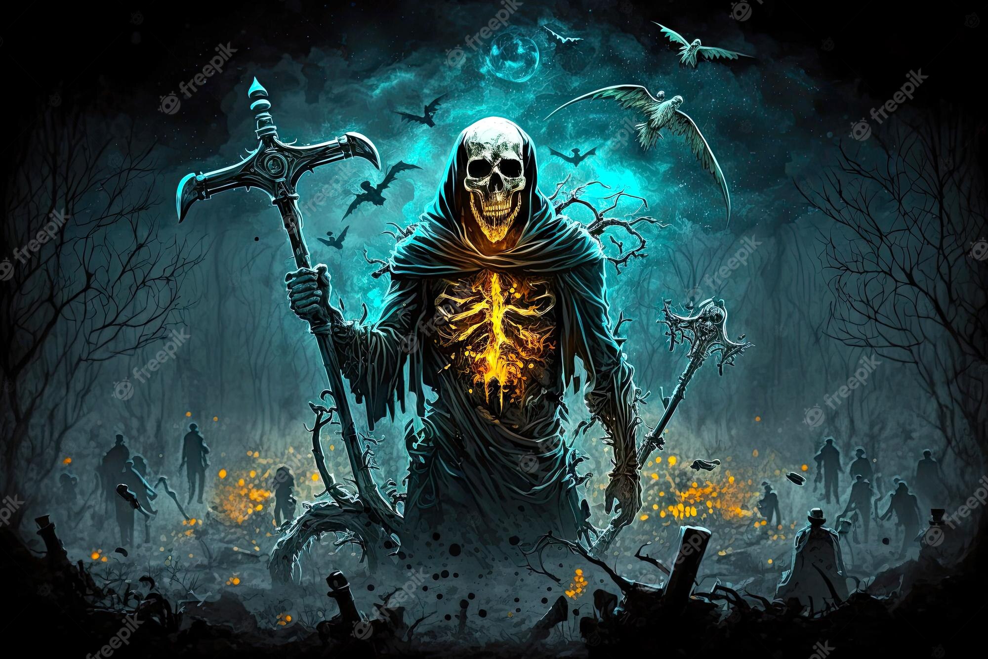 Halloween Skeleton Computer Wallpapers - Wallpaper Cave