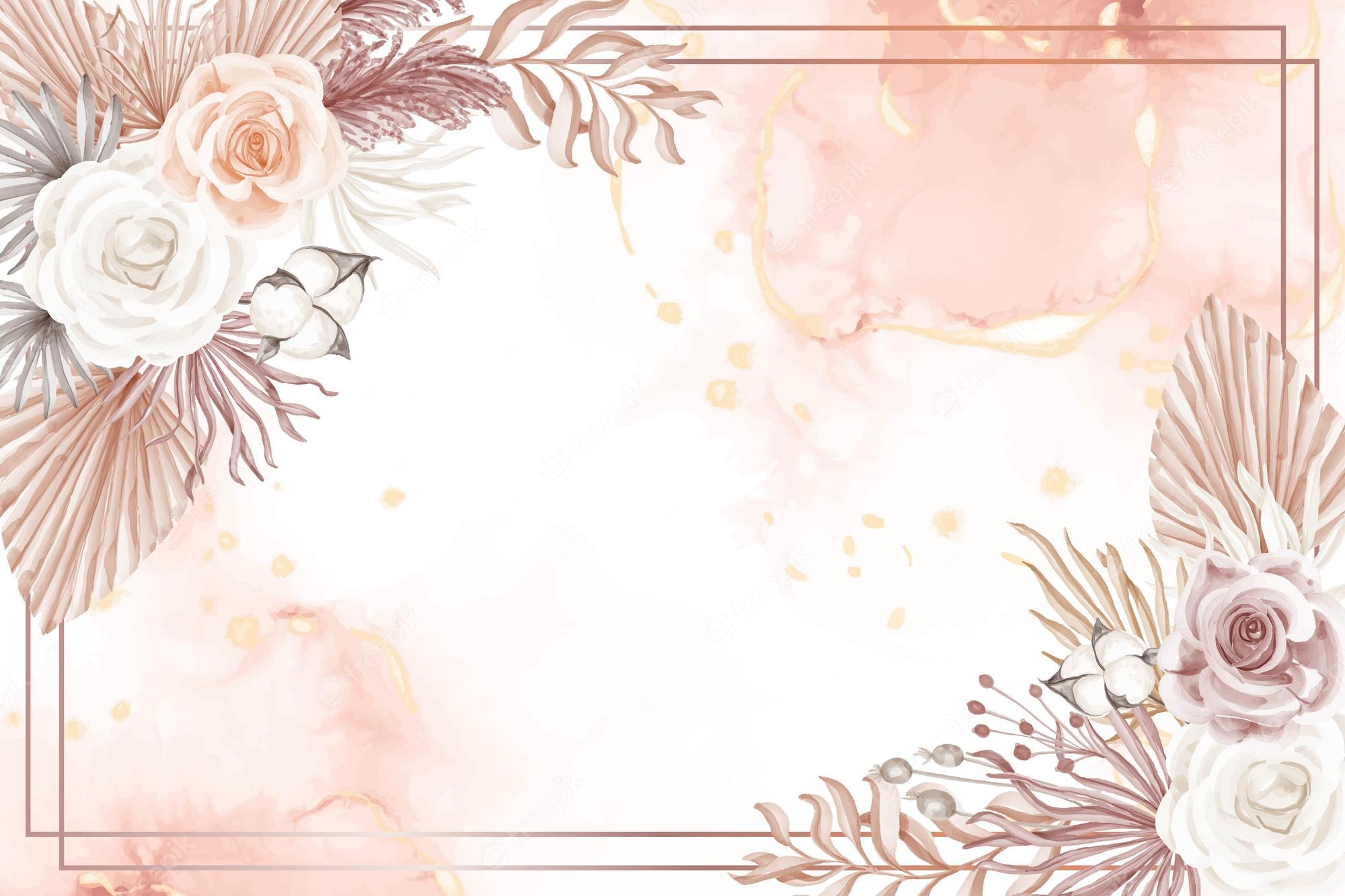 Spring Boho Flowers Pink Wallpapers - Wallpaper Cave