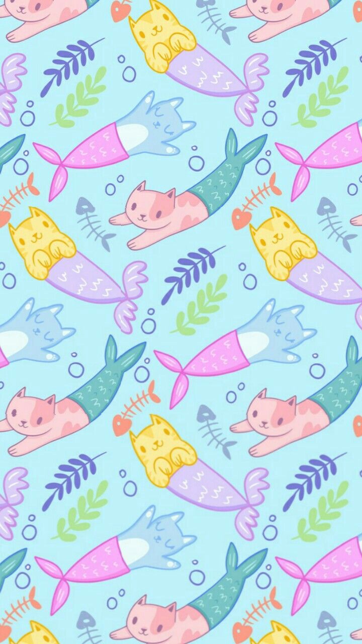 Mermaid Cat Wallpapers - Wallpaper Cave
