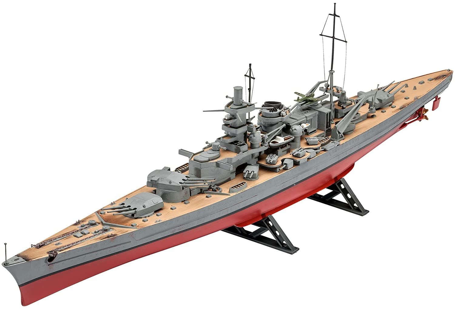 1: 1000 Scale WWII US BB-61 Lowa Battleship Alloy Warship Model