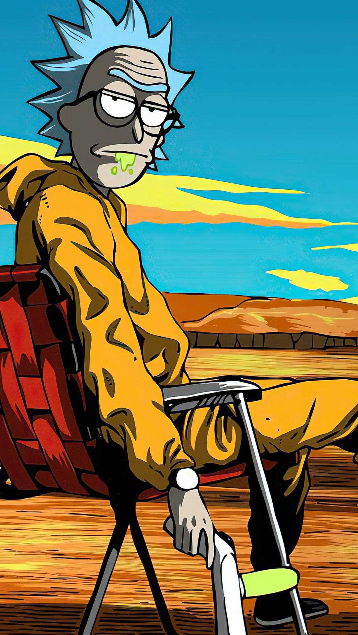 Drip Rick And Morty Wallpapers - Wallpaper Cave