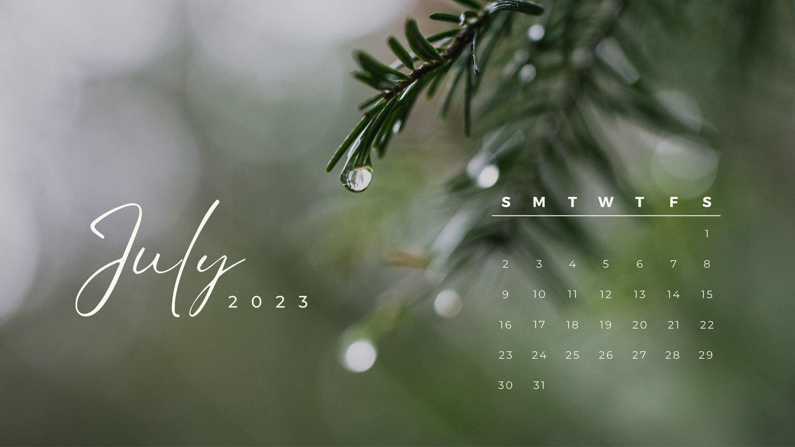 July 2023 Calendar Wallpapers - Wallpaper Cave