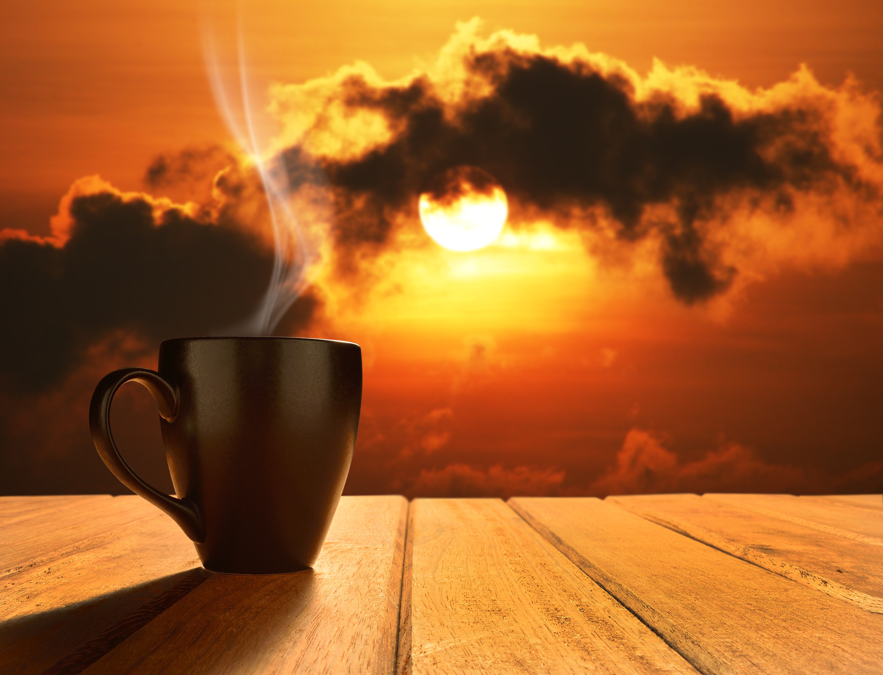 Sunset Coffee Wallpapers - Wallpaper Cave