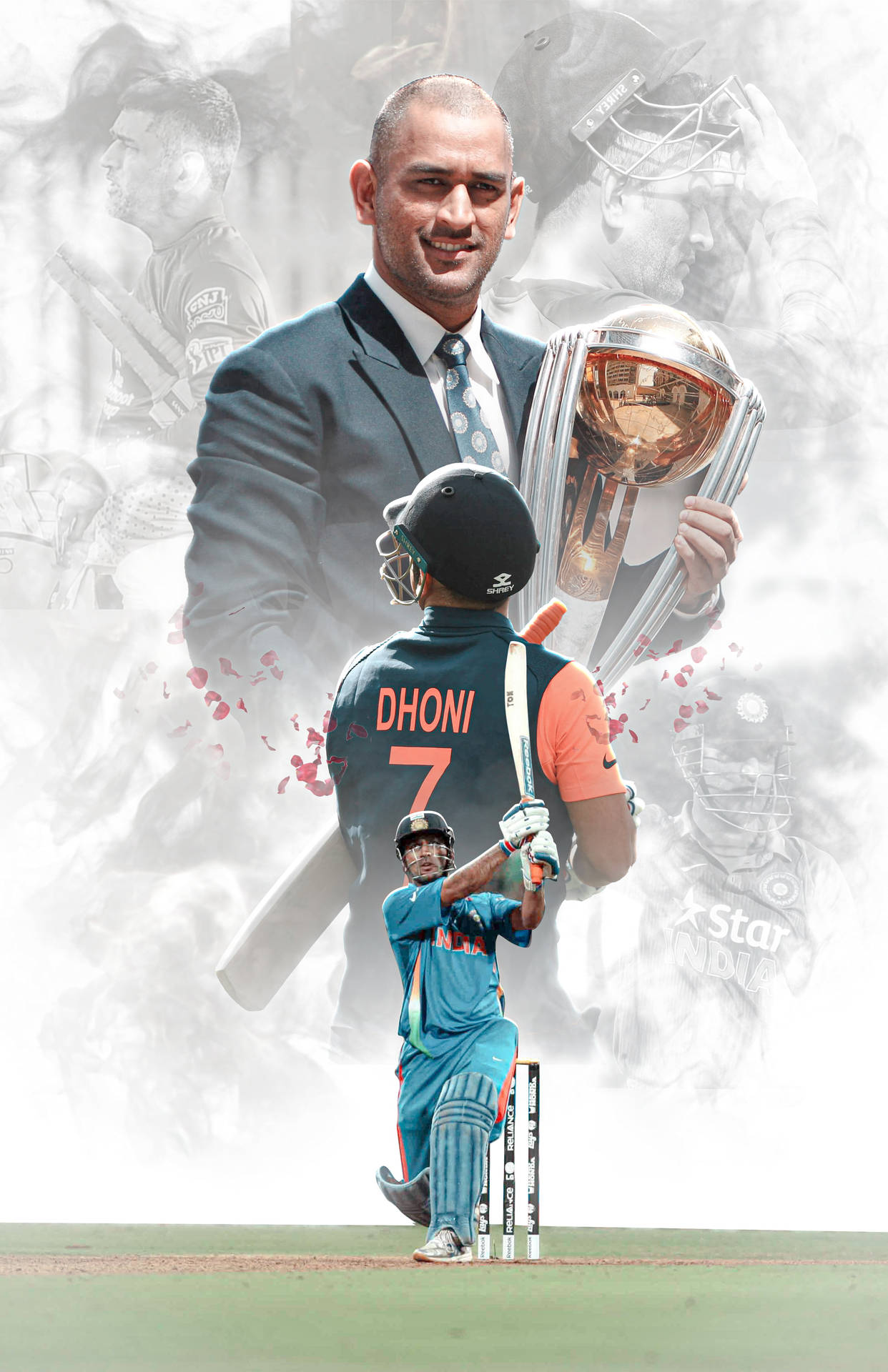 Ms Dhoni Trophy Wallpapers - Wallpaper Cave
