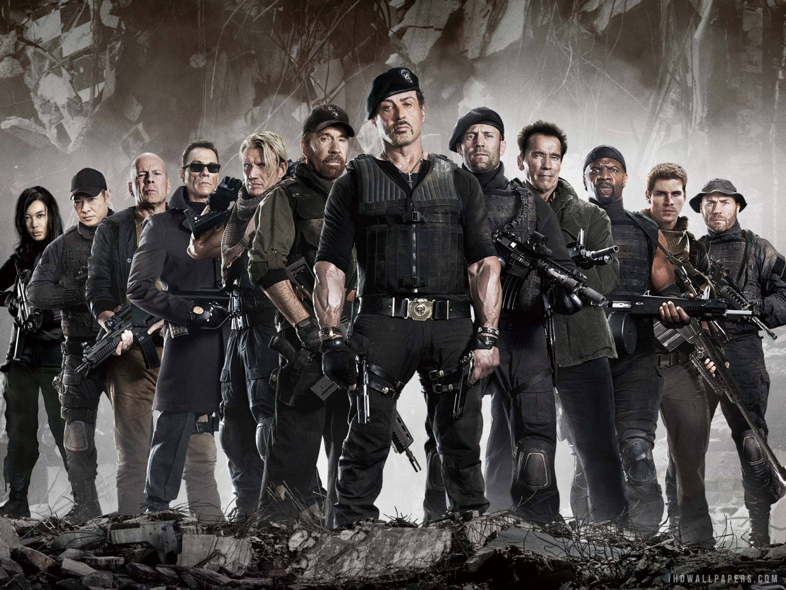 Expendables 2 Logo Wallpaper