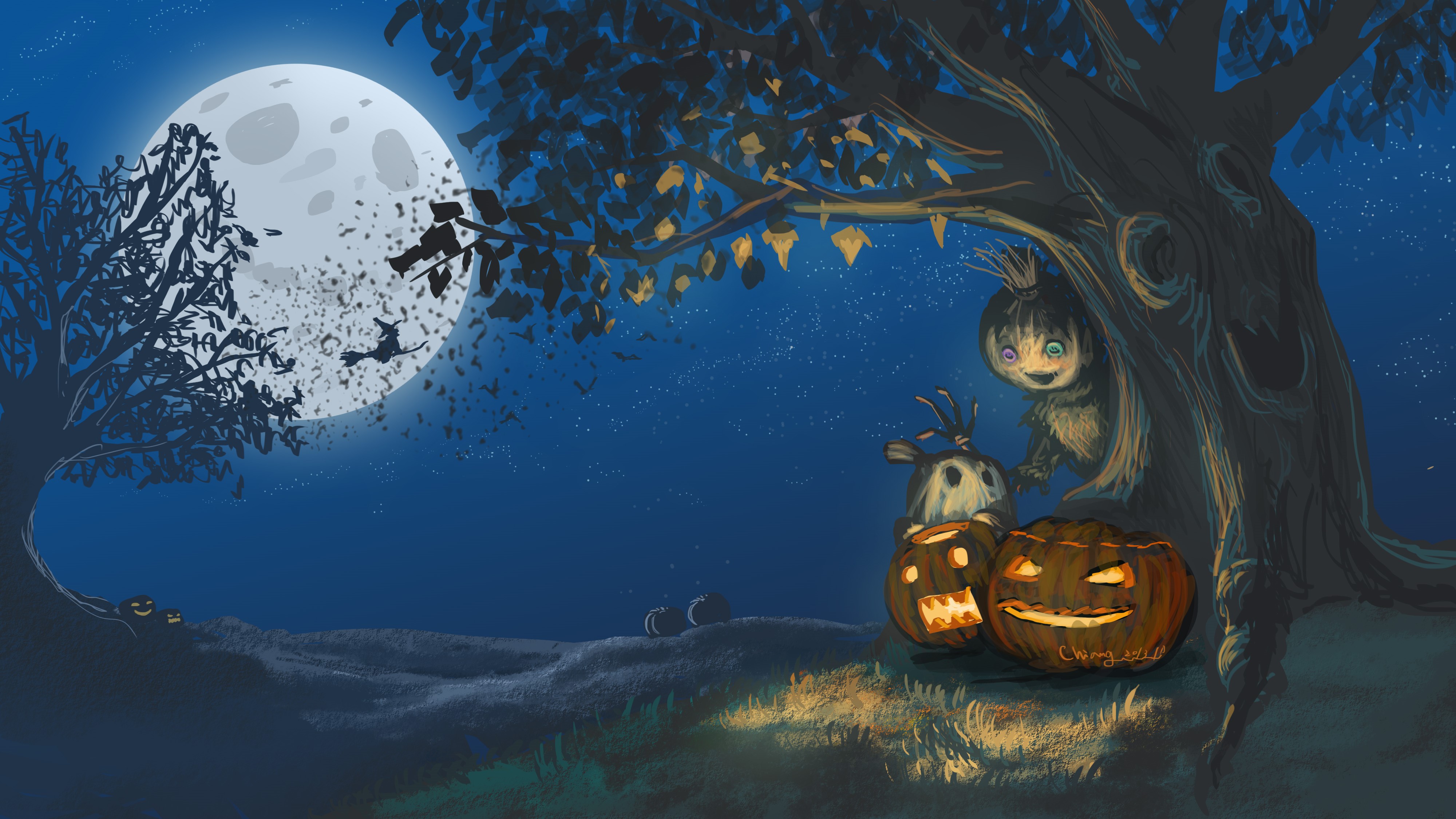 Halloween Colorful Wallpapers - Wallpaper Cave