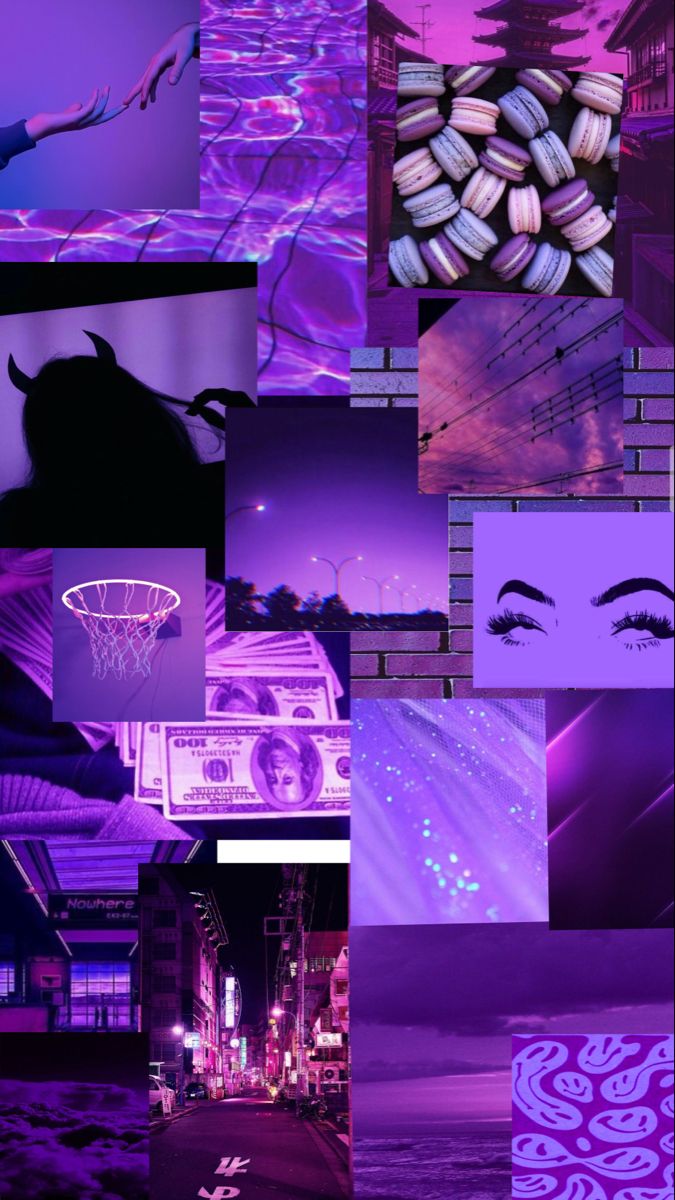 Summer Purple Collage Wallpapers - Wallpaper Cave