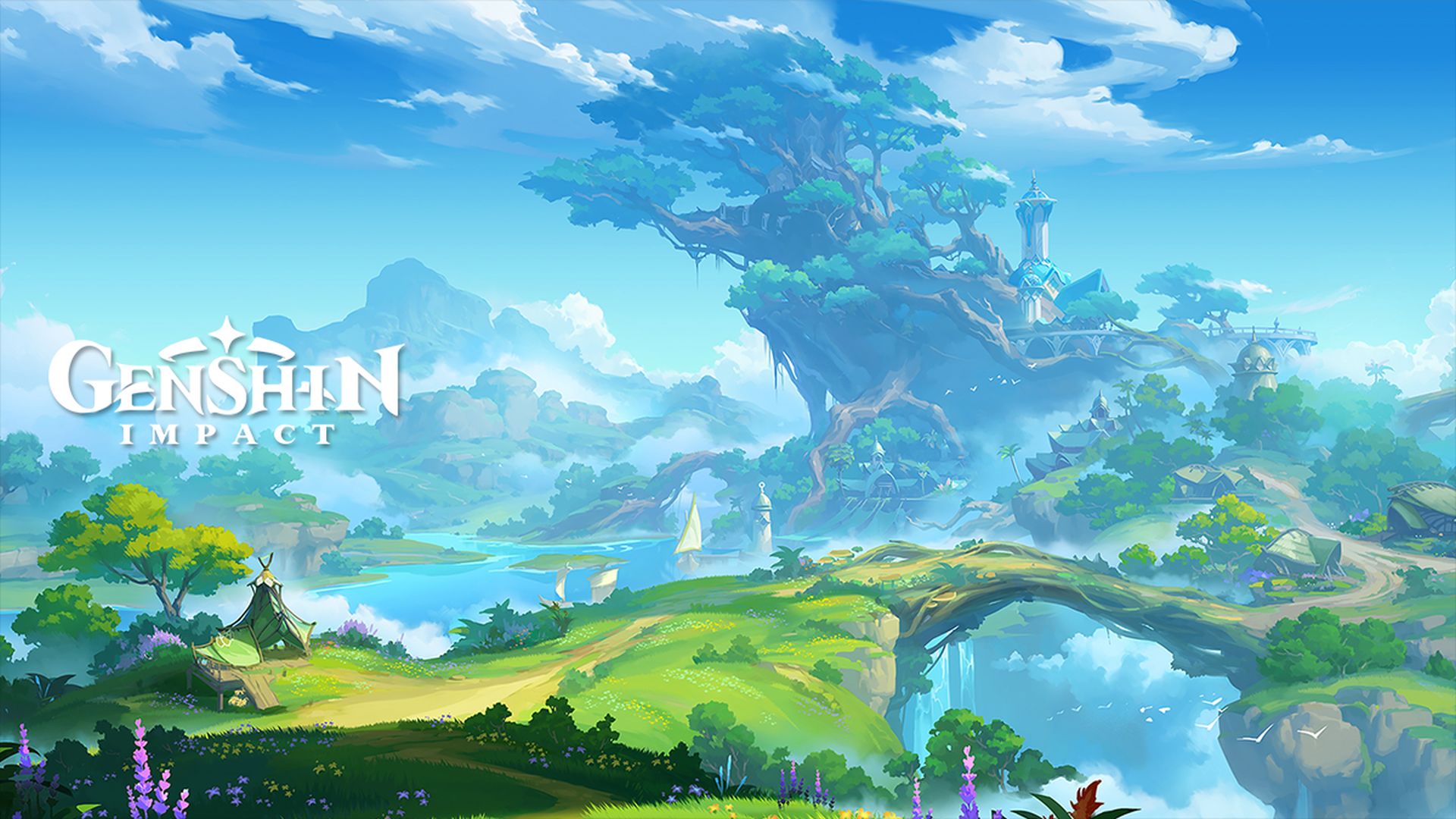 Genshin Impact Fantasy City Wallpapers - Wallpaper Cave