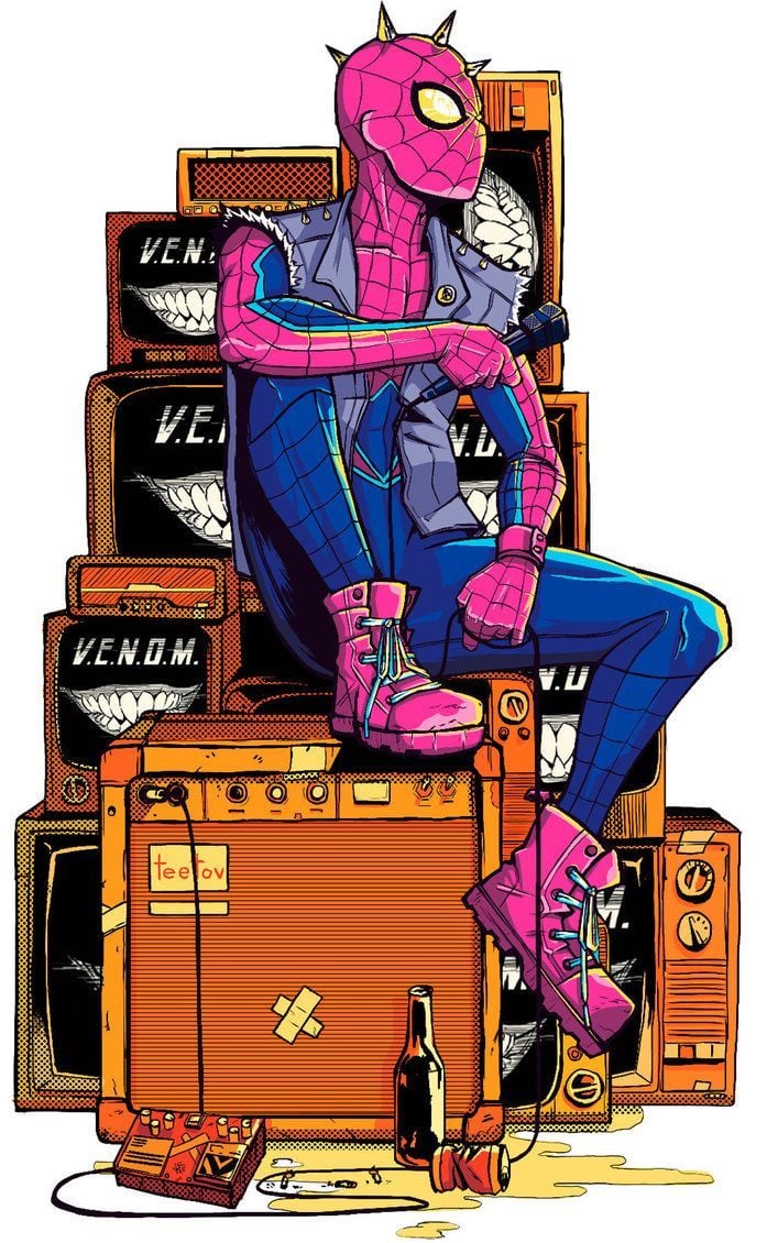 Punk Rock Spider Man Wallpapers - Wallpaper Cave