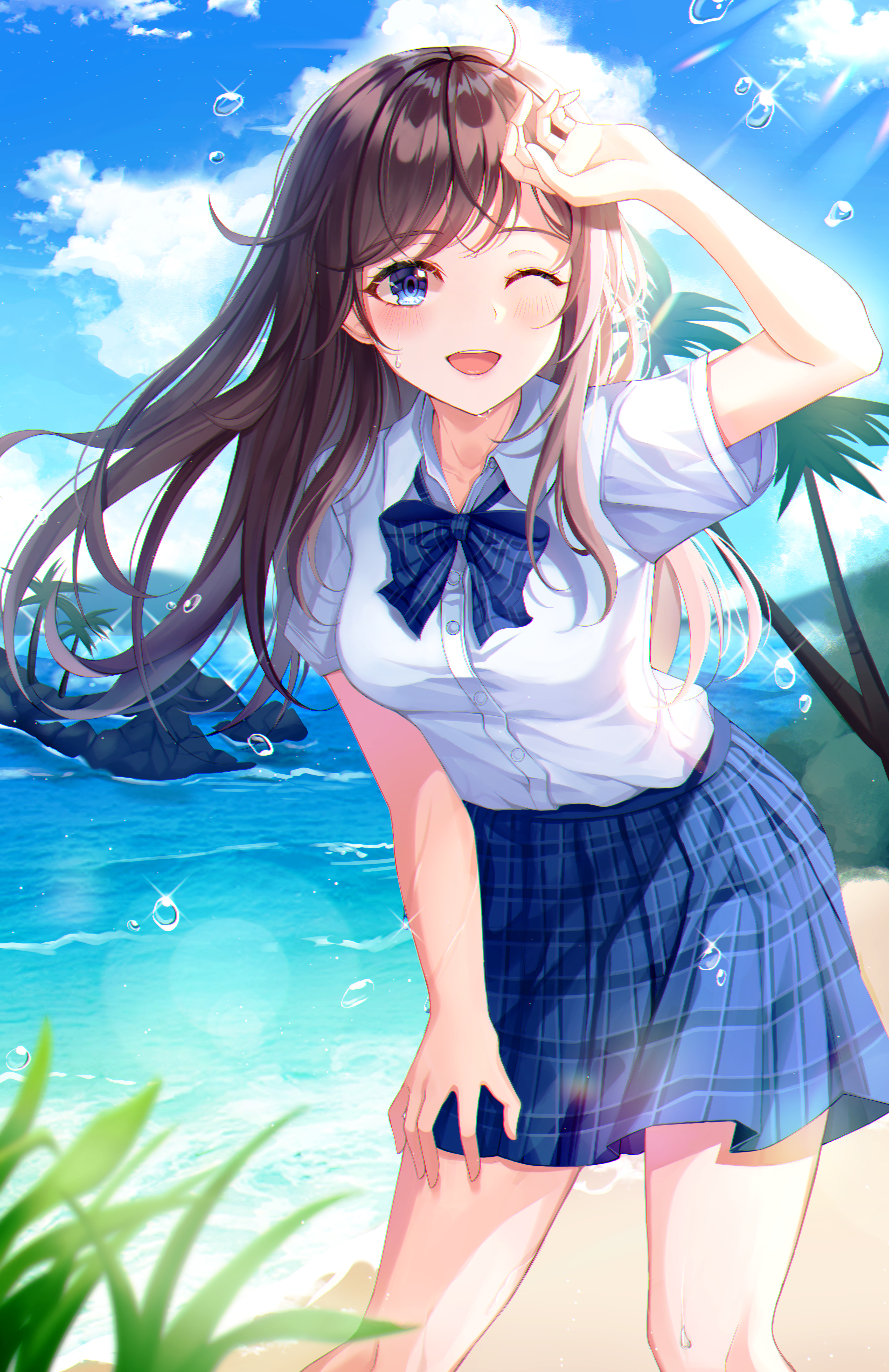 Beach Summer Cartoon Wallpapers - Wallpaper Cave