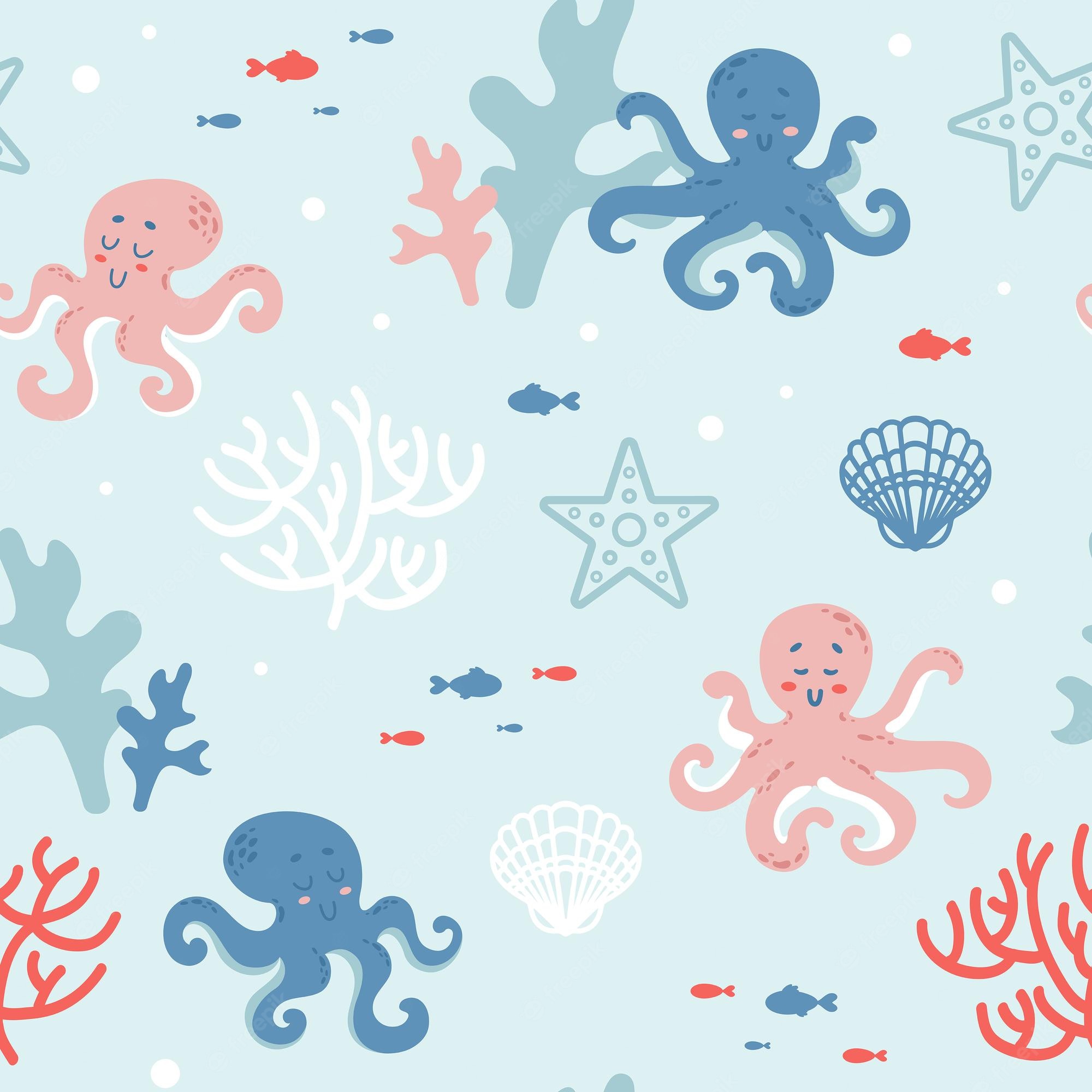 Cute Summer Ocean Animals Wallpapers - Wallpaper Cave