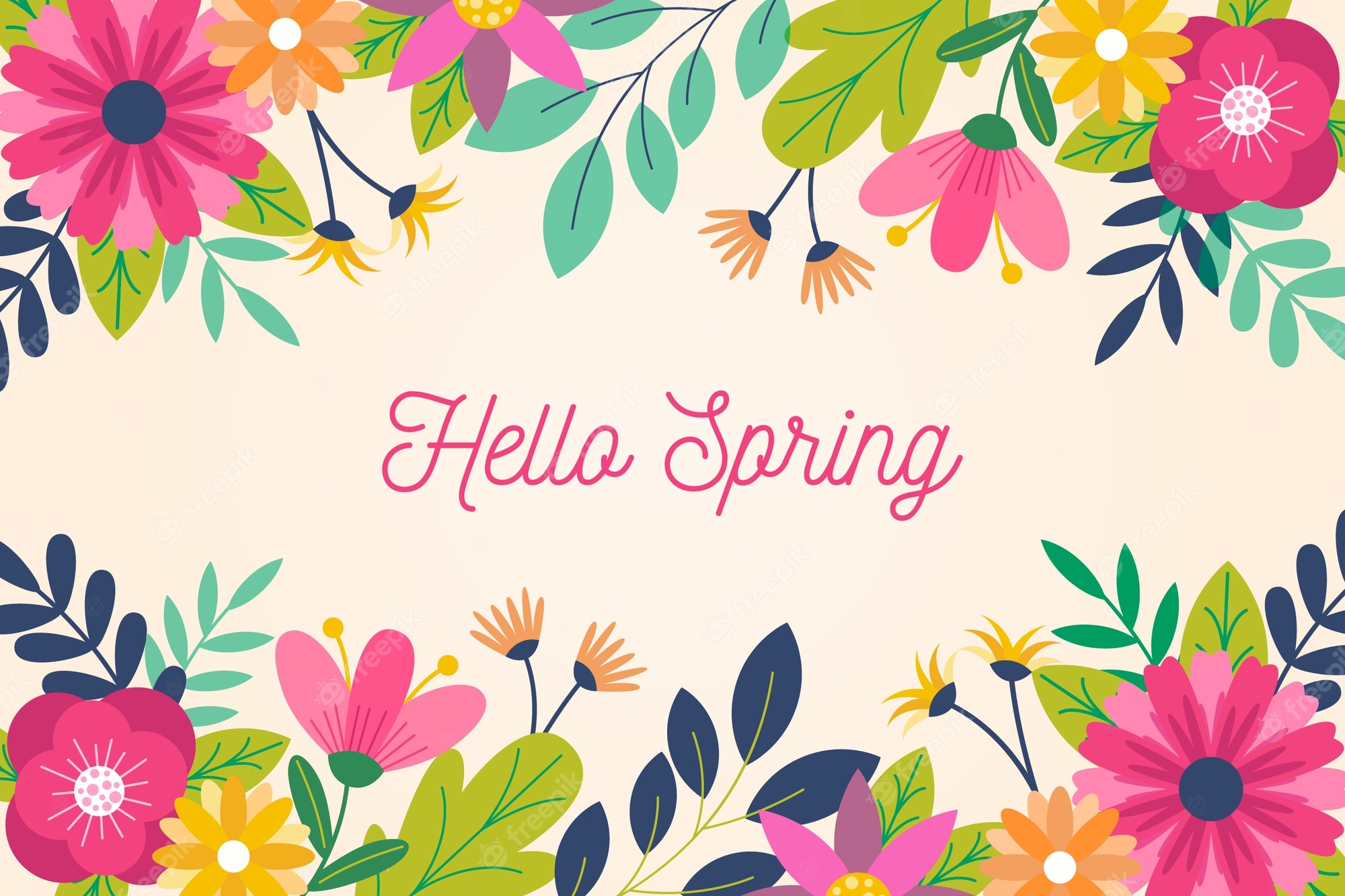 Spring Flower Design Wallpapers - Wallpaper Cave