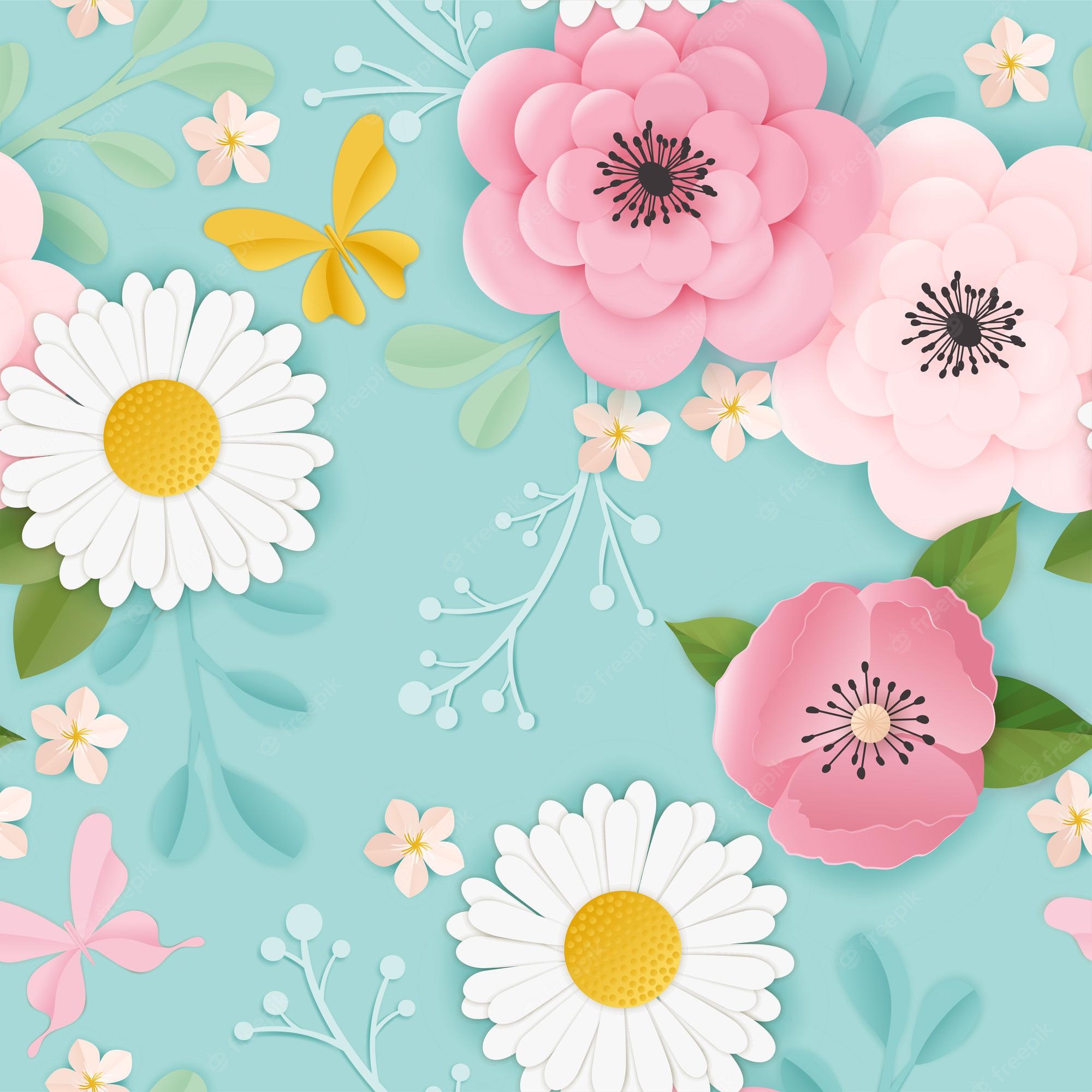 Spring Flower Design Wallpapers - Wallpaper Cave