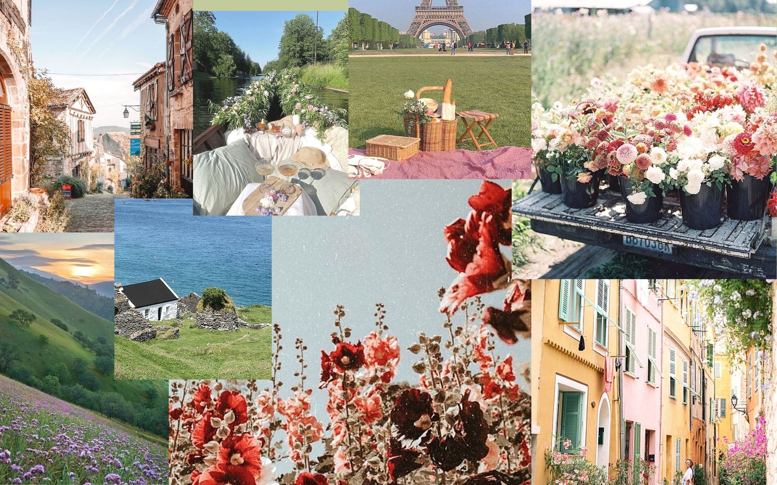 Laptop Spring Collage Wallpapers - Wallpaper Cave