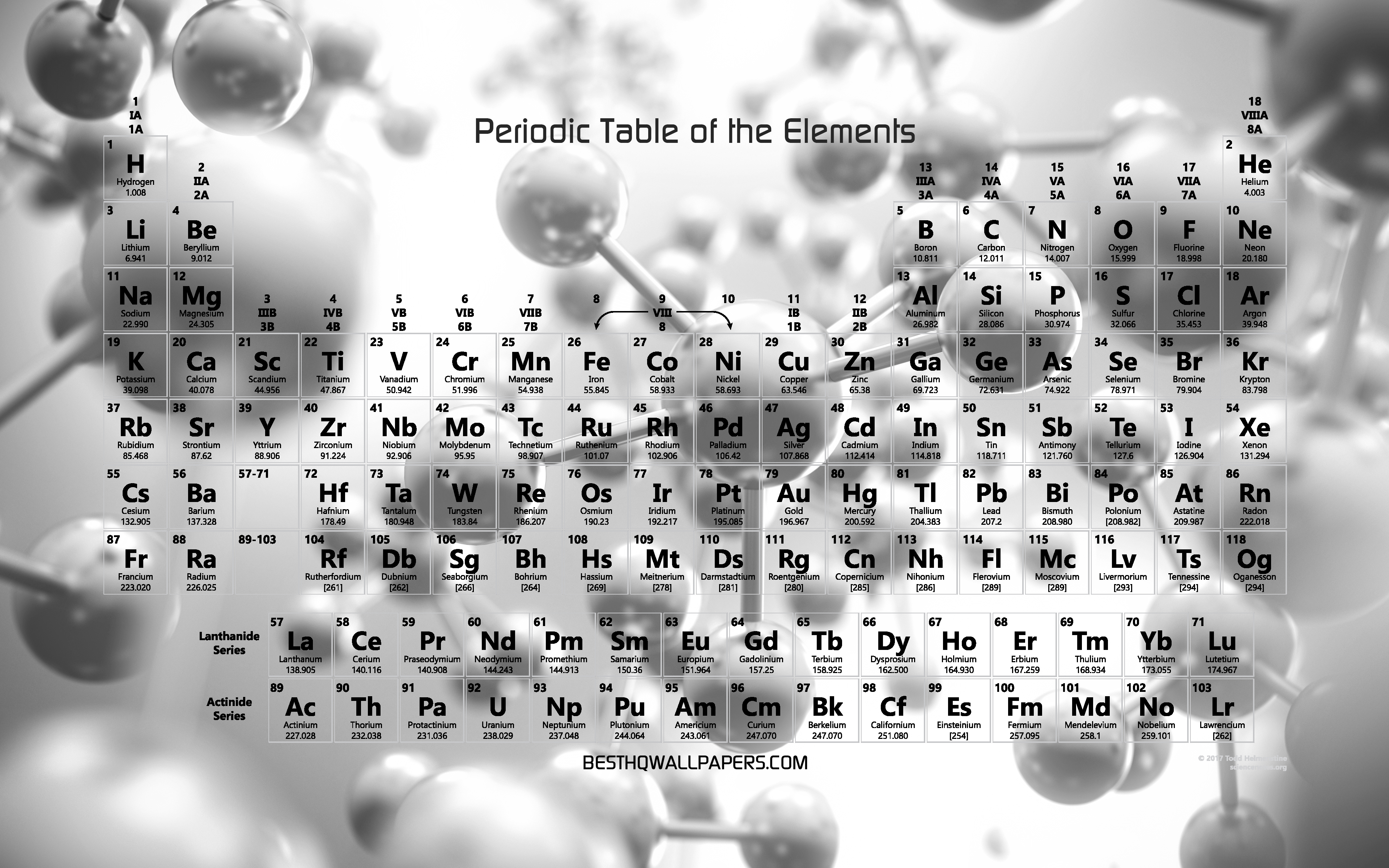 Periodic Table Wallpaper 4k For Pc - Infoupdate.org