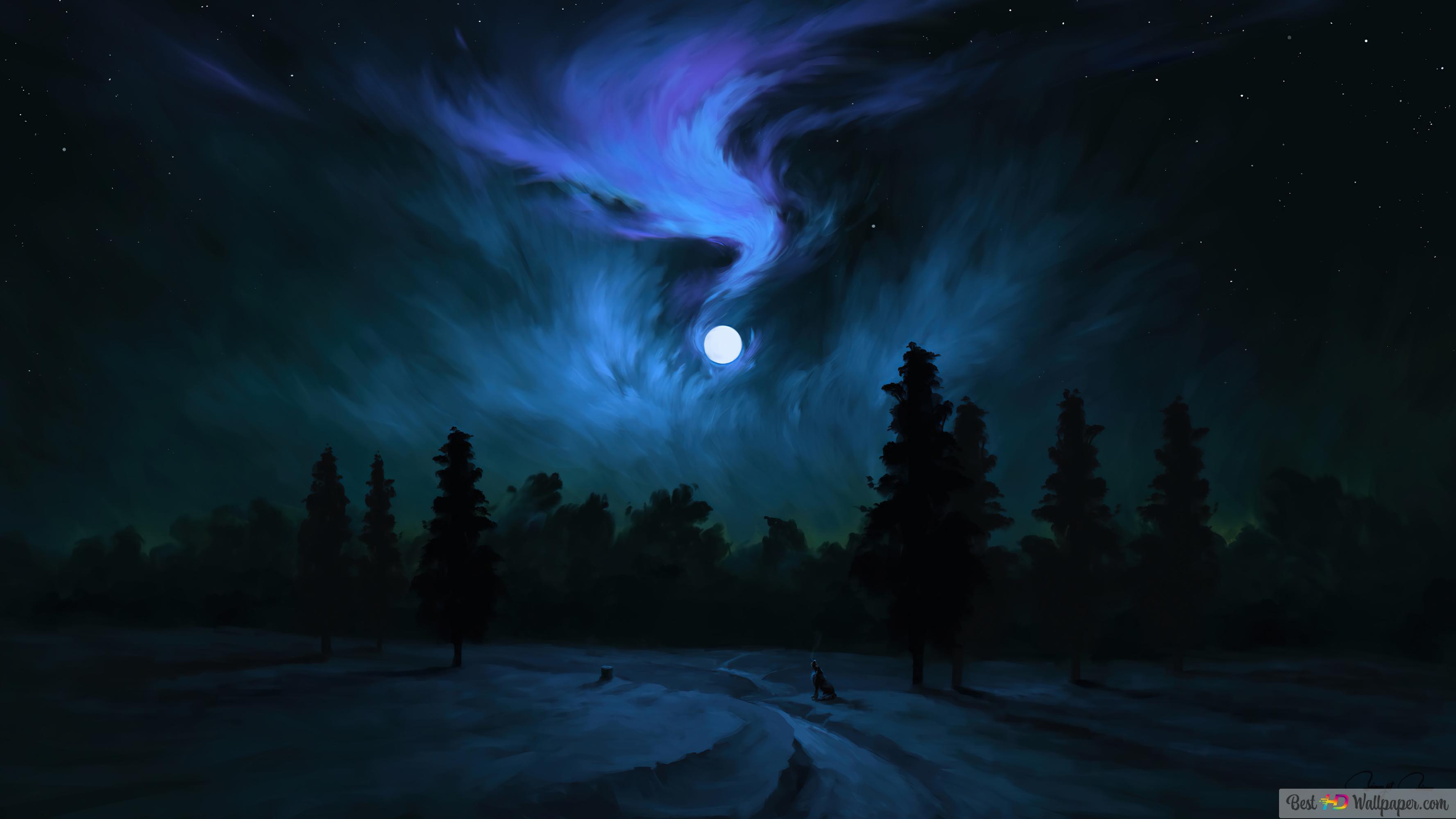 Moon Night 4k Wallpapers - Wallpaper Cave