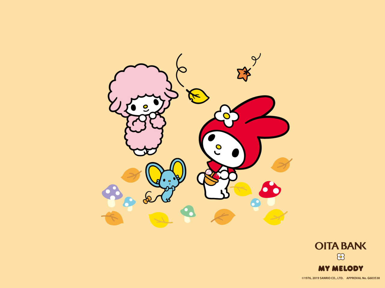 Autumn Sanrio Desktop Wallpapers - Wallpaper Cave
