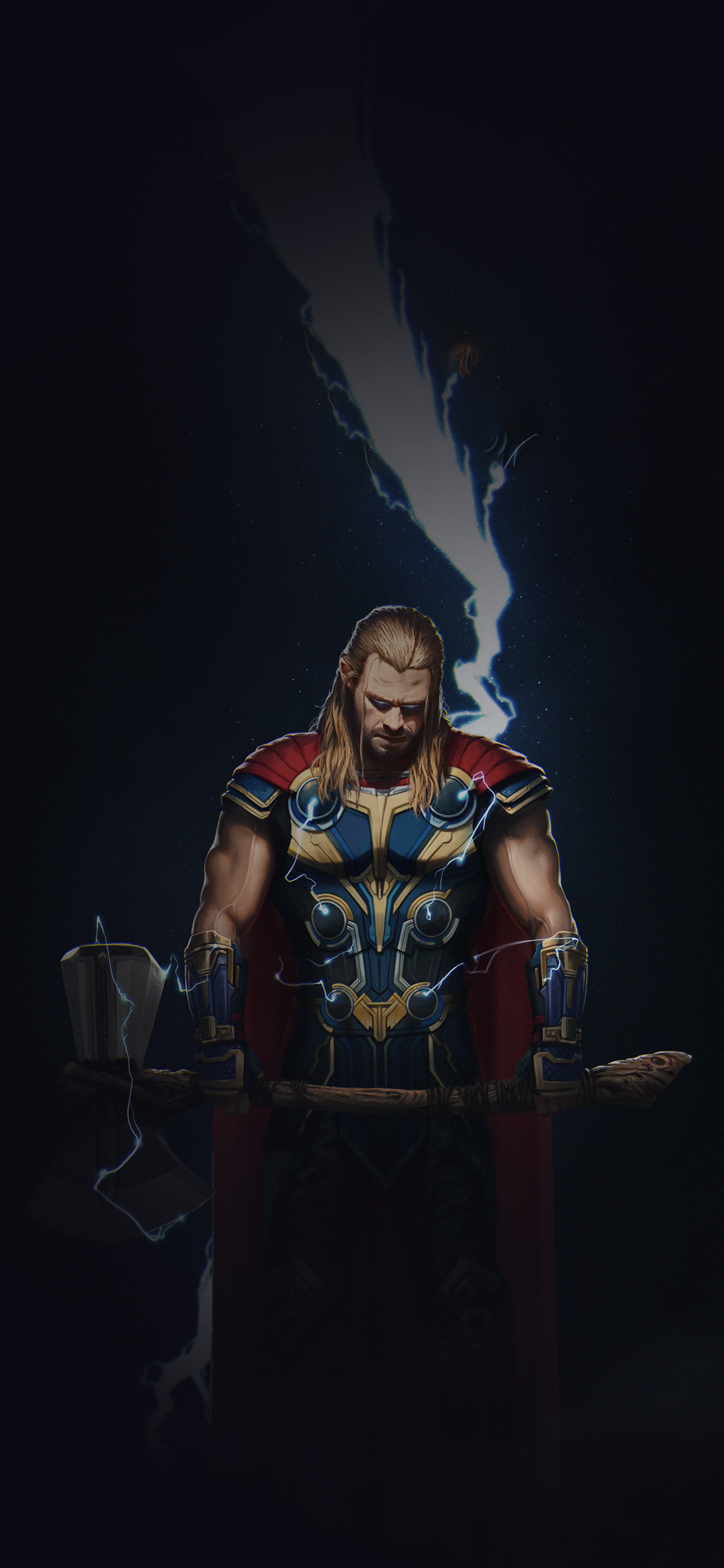 Thor Iphone Wallpaper Thor: Love And Thunder Wallpaper Heroscreen
