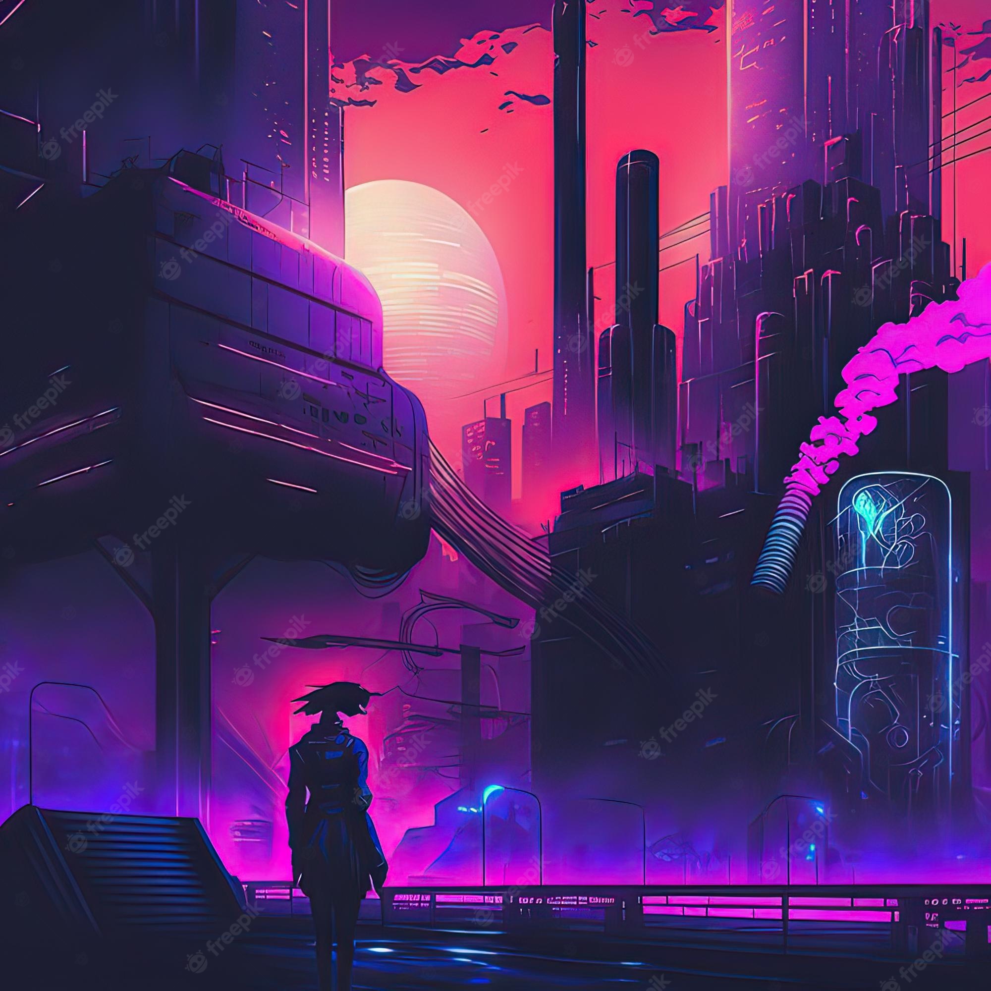 Cyberpunk Landscape Wallpapers - Wallpaper Cave