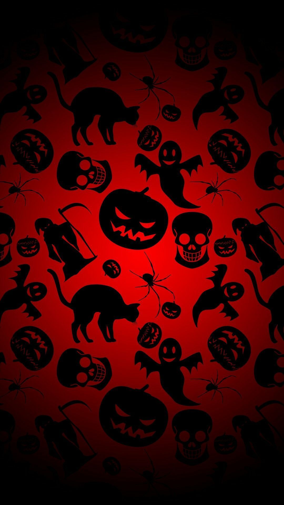Halloween Black And Red Wallpapers - Wallpaper Cave