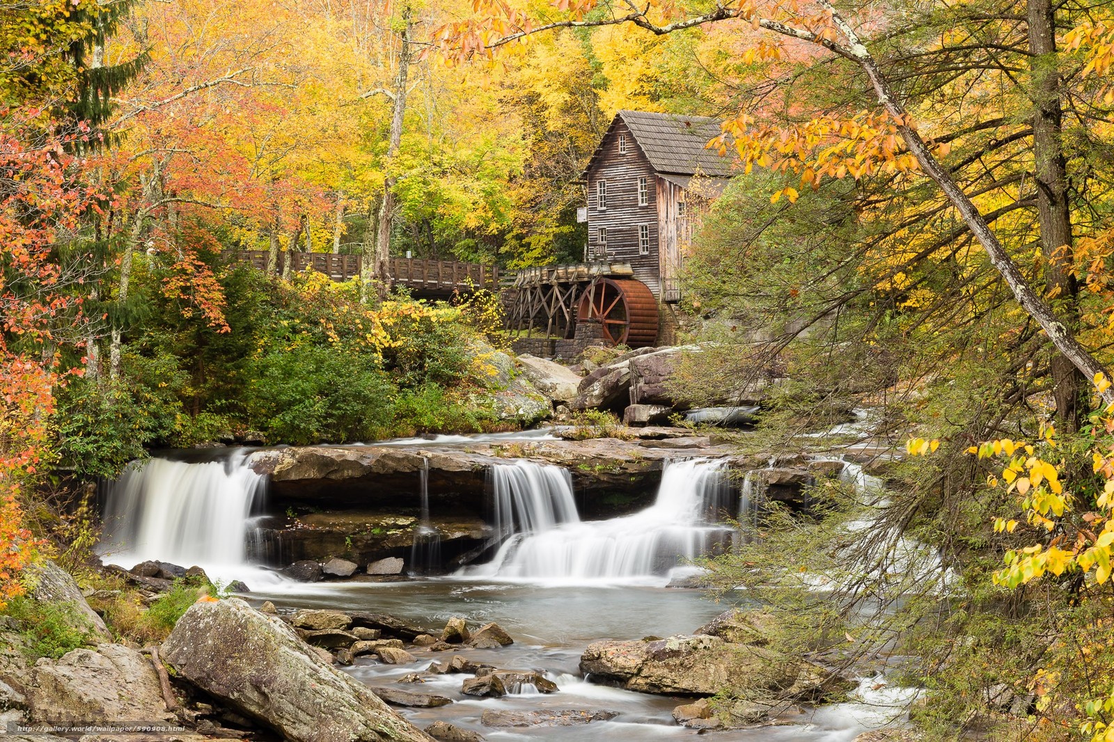 Fall Mill Wallpaper