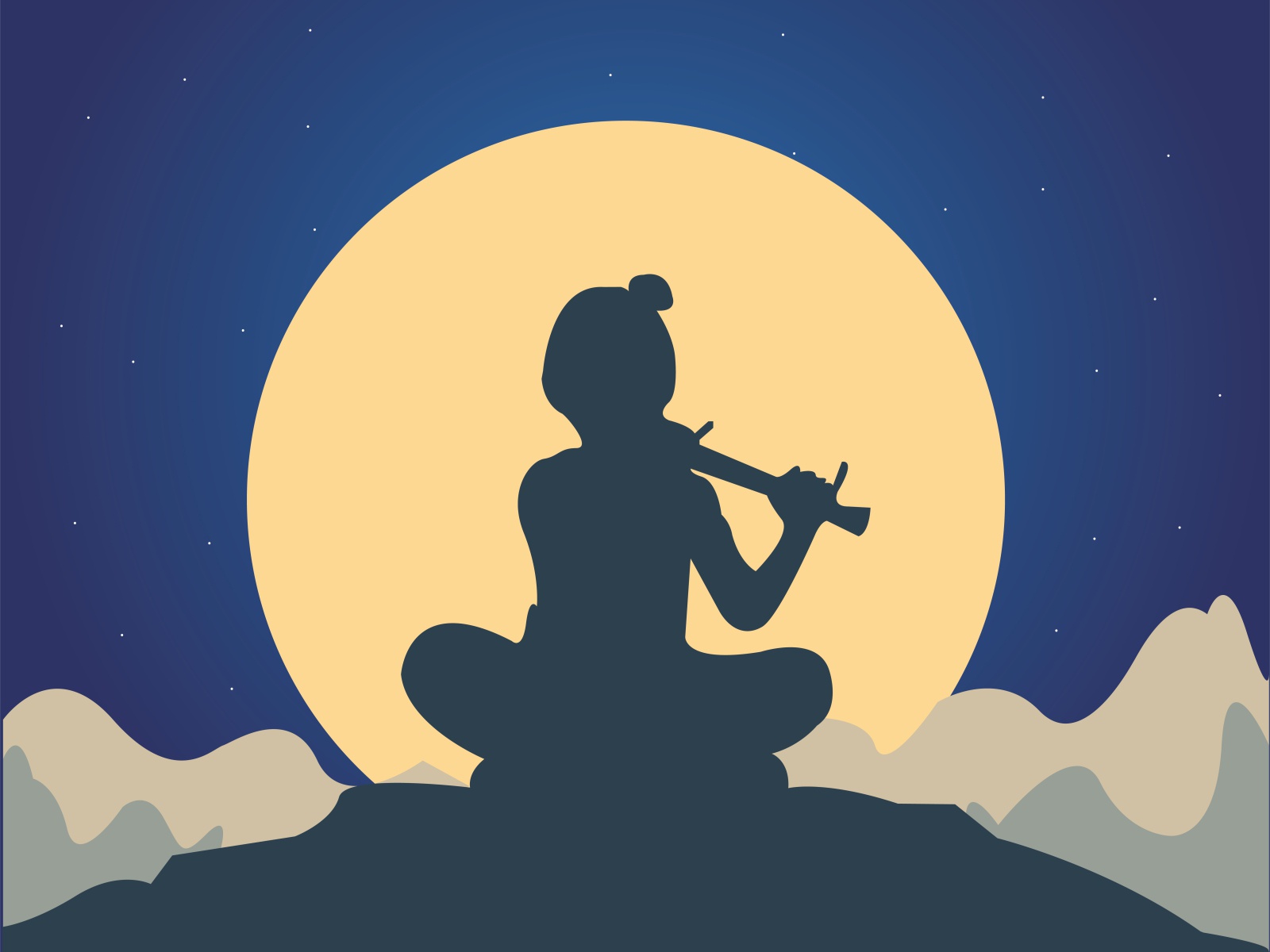 Krishna Shadow Wallpapers - Wallpaper Cave