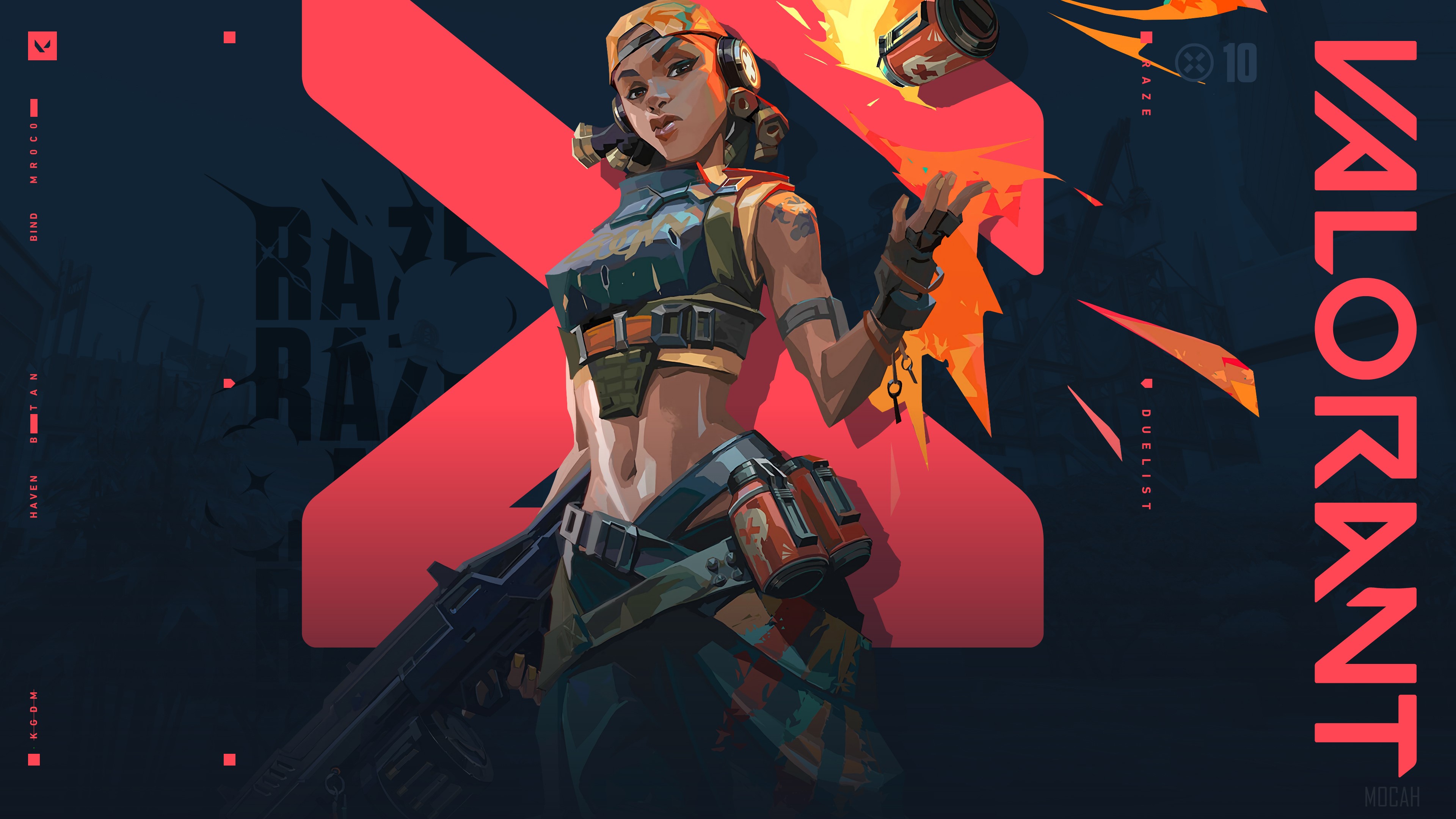 Raze Valorant 4k Wallpapers - Wallpaper Cave