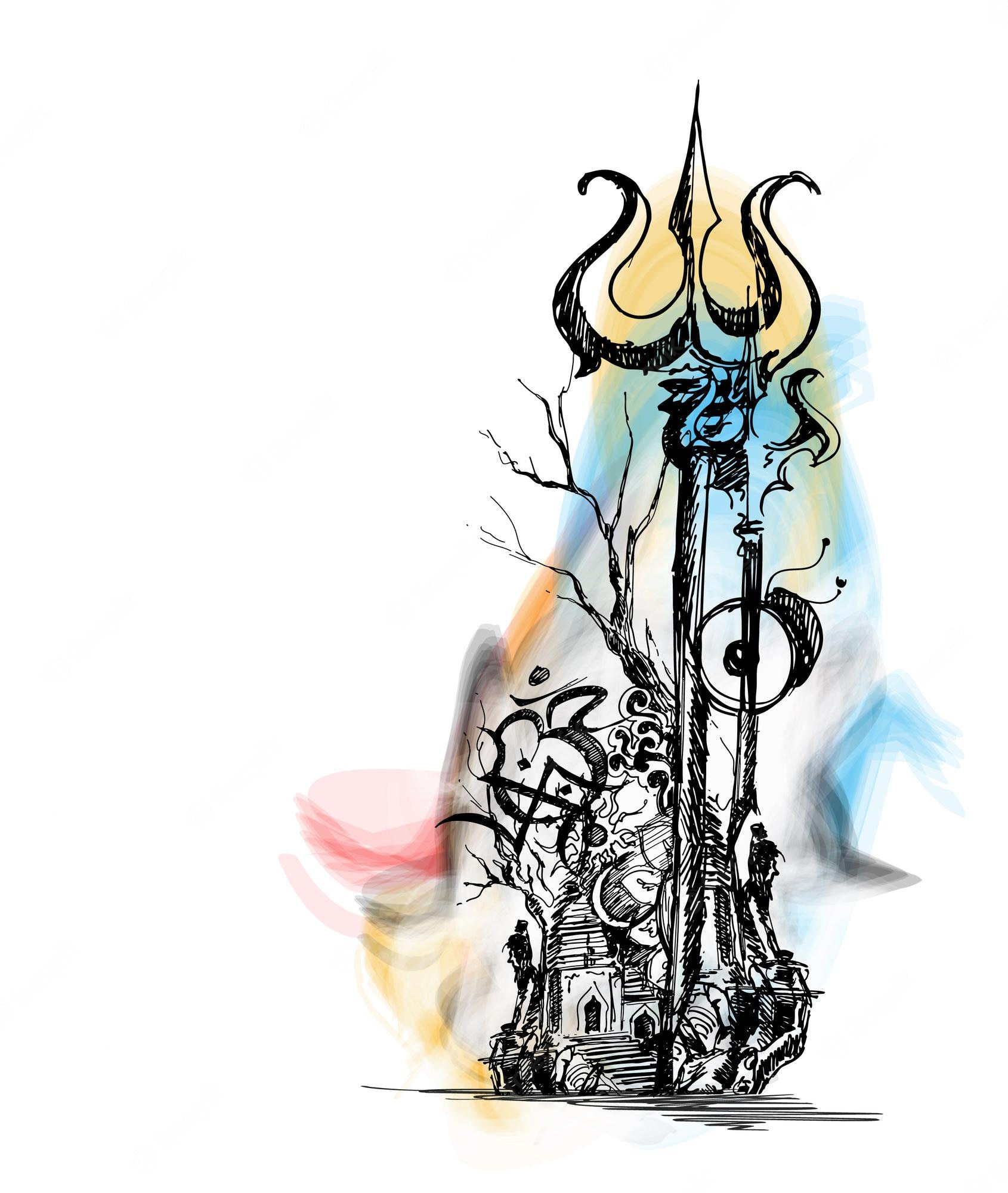 Lord Shiva Sketch Wallpapers - Wallpaper Cave