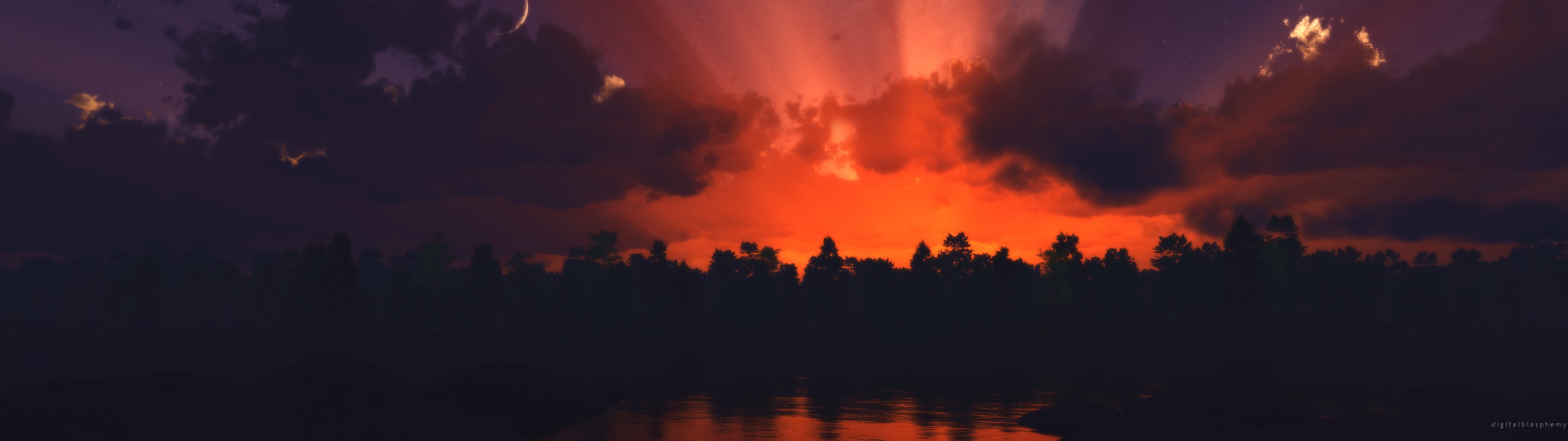 Red Autumn 3840x1080 Wallpapers - Wallpaper Cave