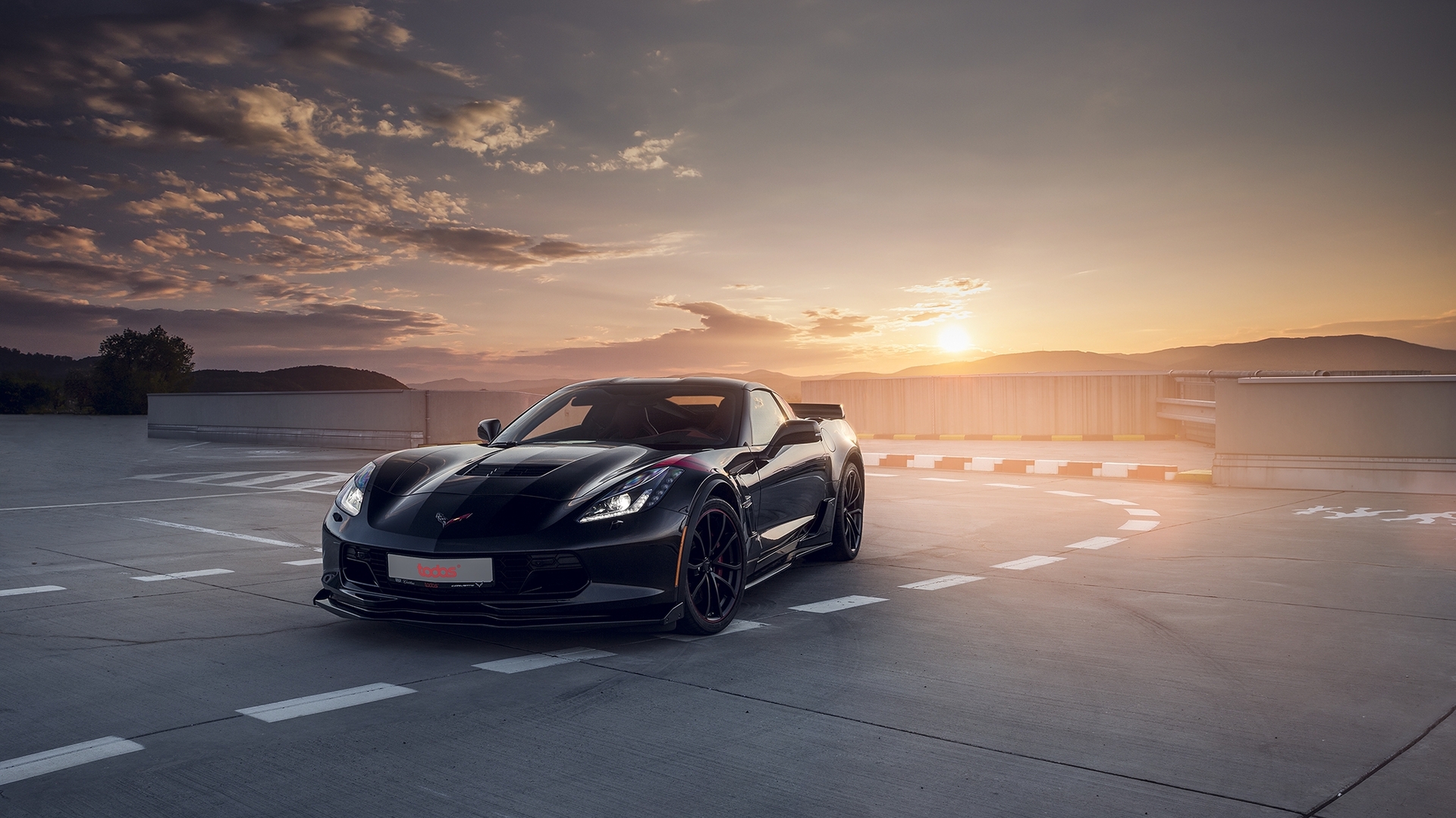 Corvette Cool Sunset Wallpapers - Wallpaper Cave