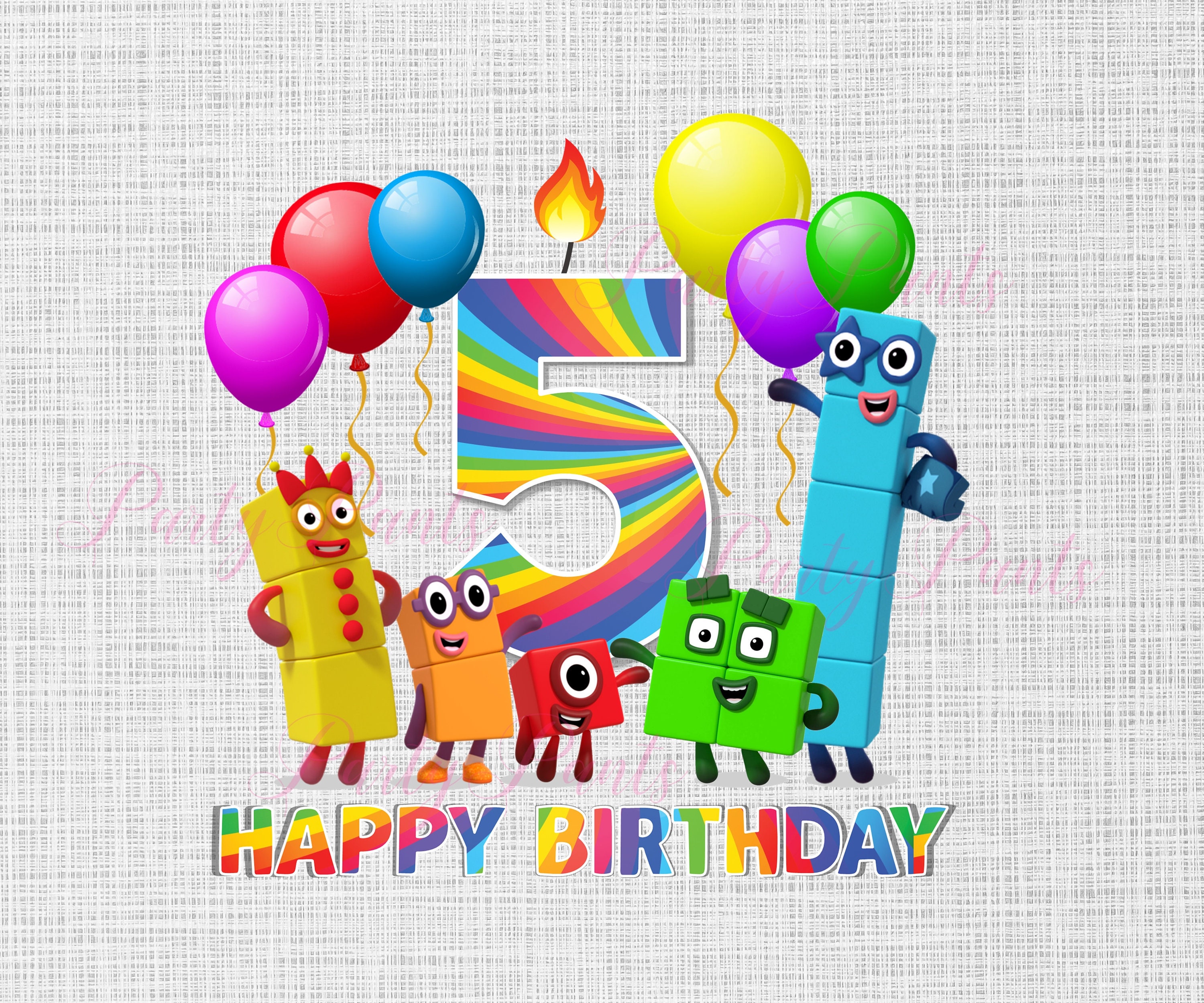 Numberblock 5 Wallpapers - Wallpaper Cave