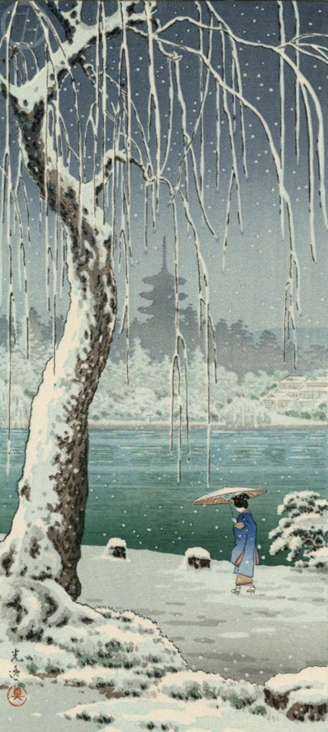 Japanese Winter Art Wallpapers - Wallpaper Cave