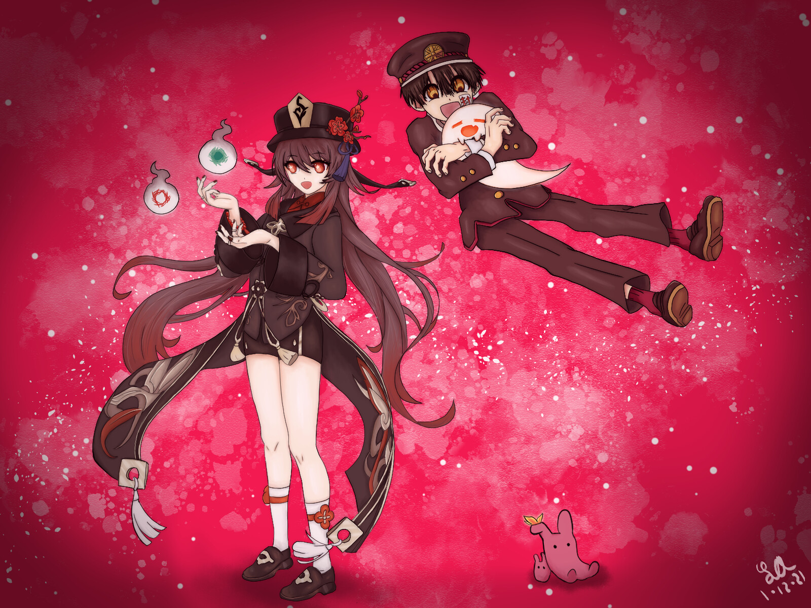 Hu Tao And Hanako Wallpapers - Wallpaper Cave