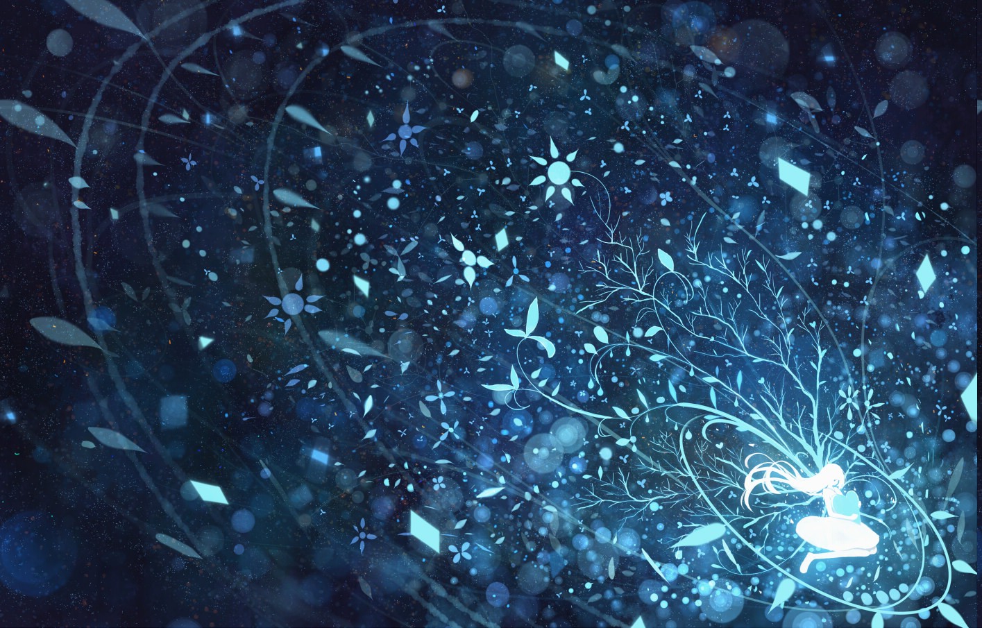 Anime Abstract Background Abstract Anime Style 3d Illustration