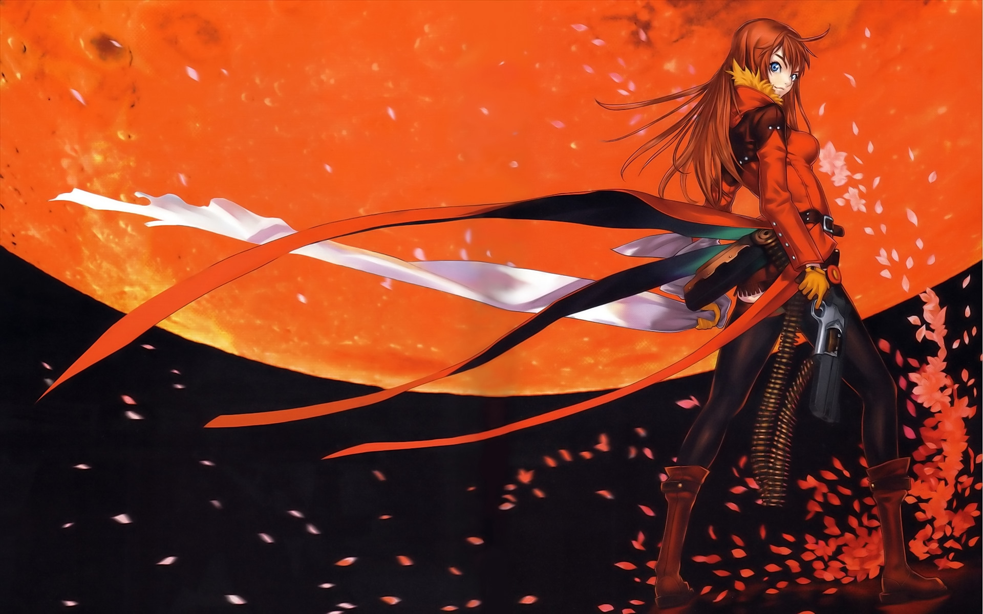 Black And Orange Anime Desktop Wallpapers - Wallpaper Cave