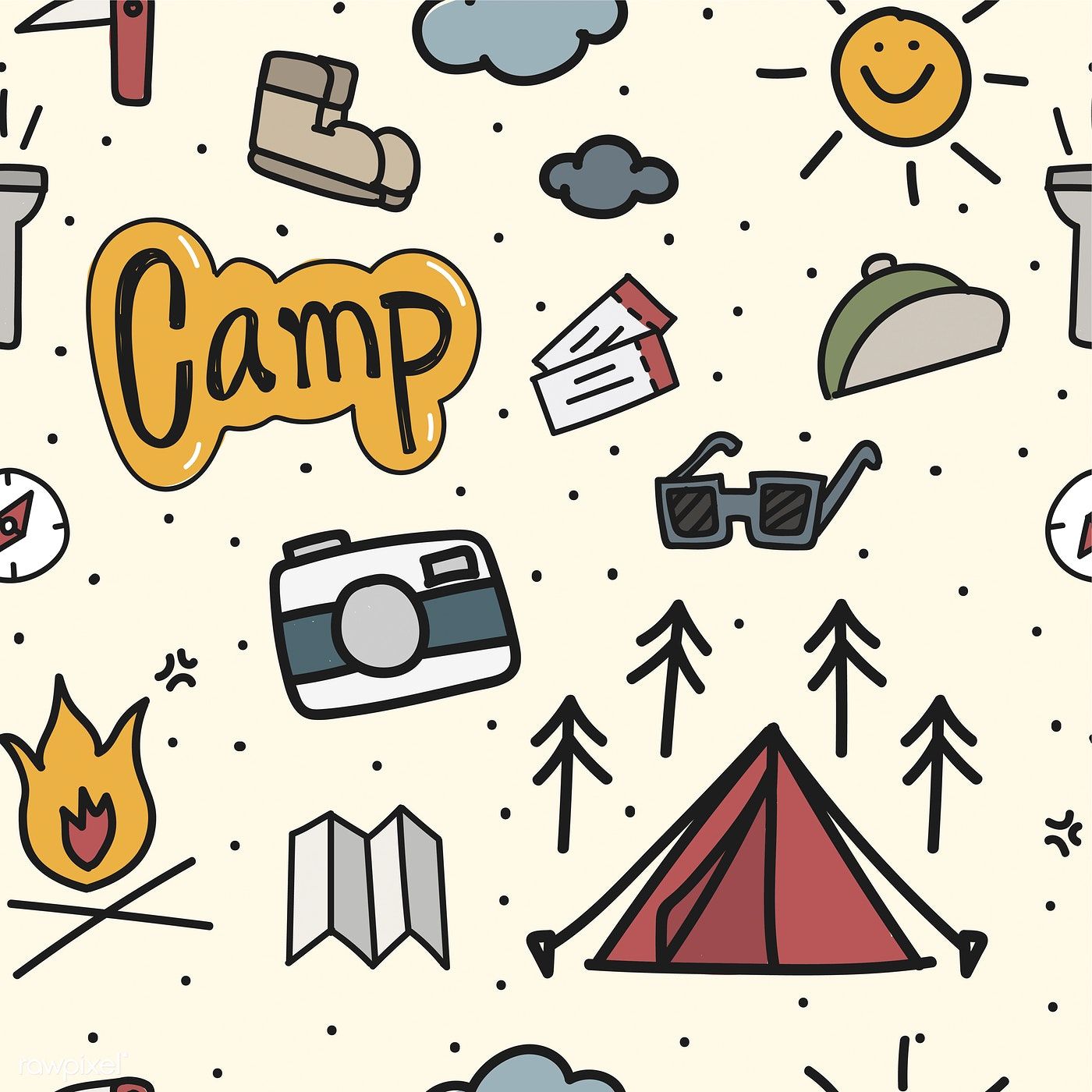 Kawaii Camping Wallpapers - Wallpaper Cave