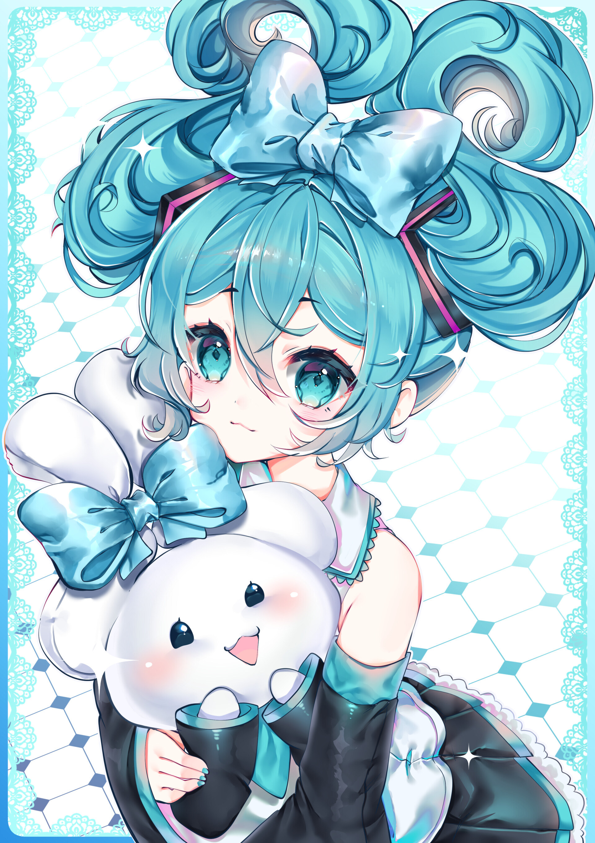 Miku And Cinnamoroll Chibi Wallpapers - Wallpaper Cave