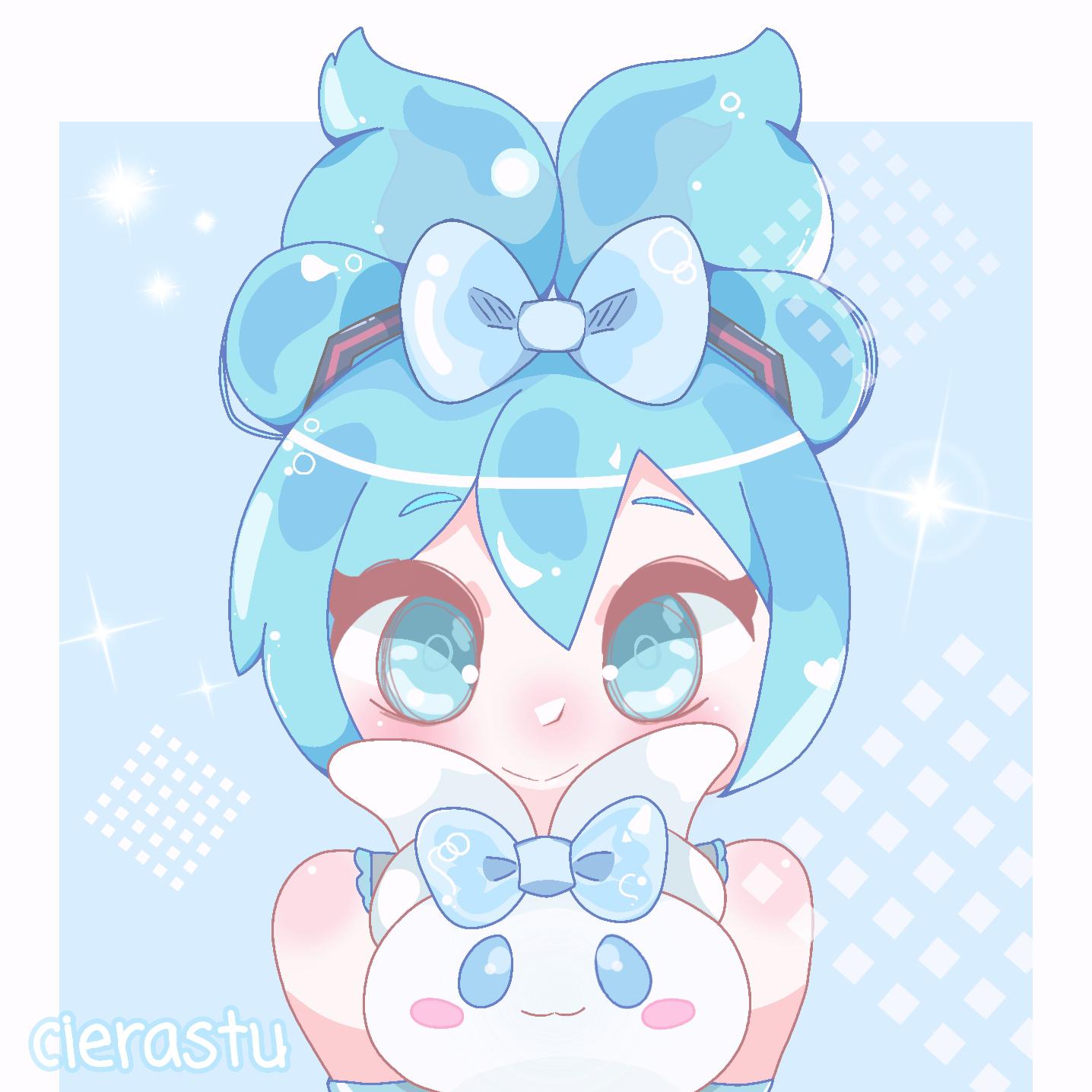 Miku And Cinnamoroll Chibi Wallpapers - Wallpaper Cave