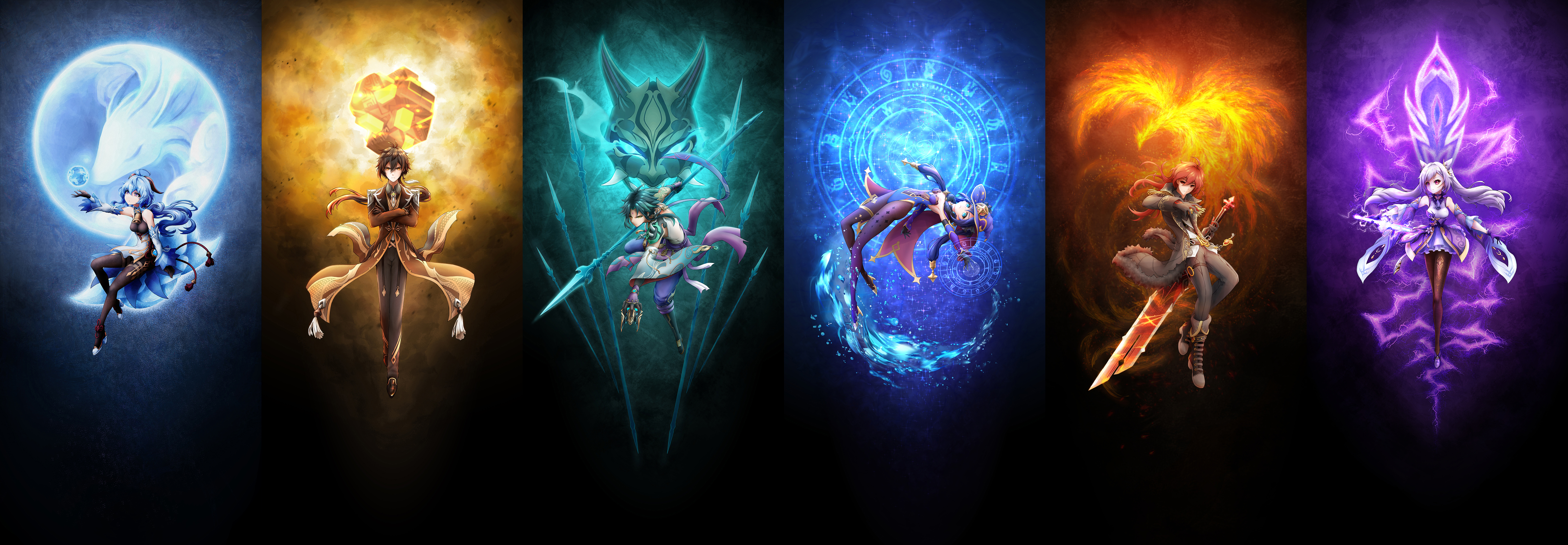 Genshin Impact Elements Wallpapers - Wallpaper Cave