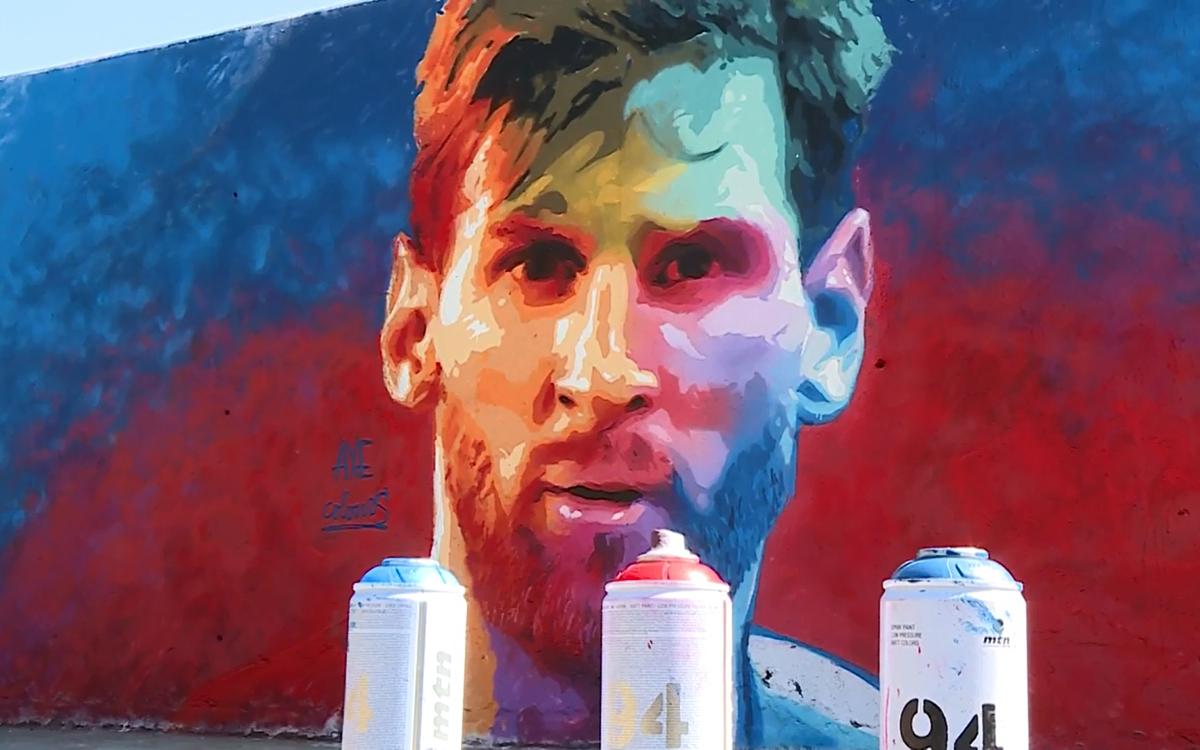 Messi Graffiti Wallpapers - Wallpaper Cave