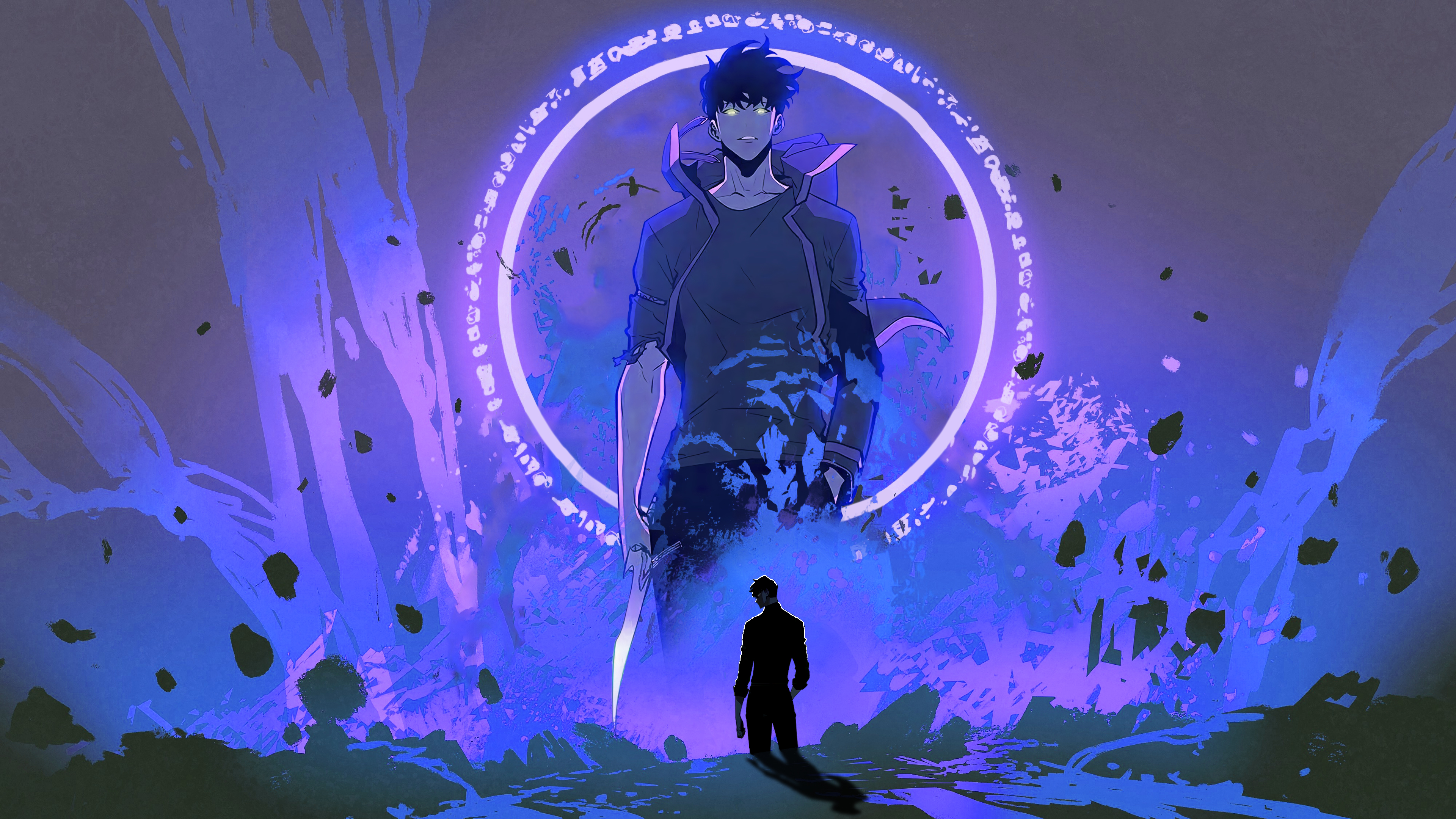 Solo Leveling Purple Wallpapers - Wallpaper Cave